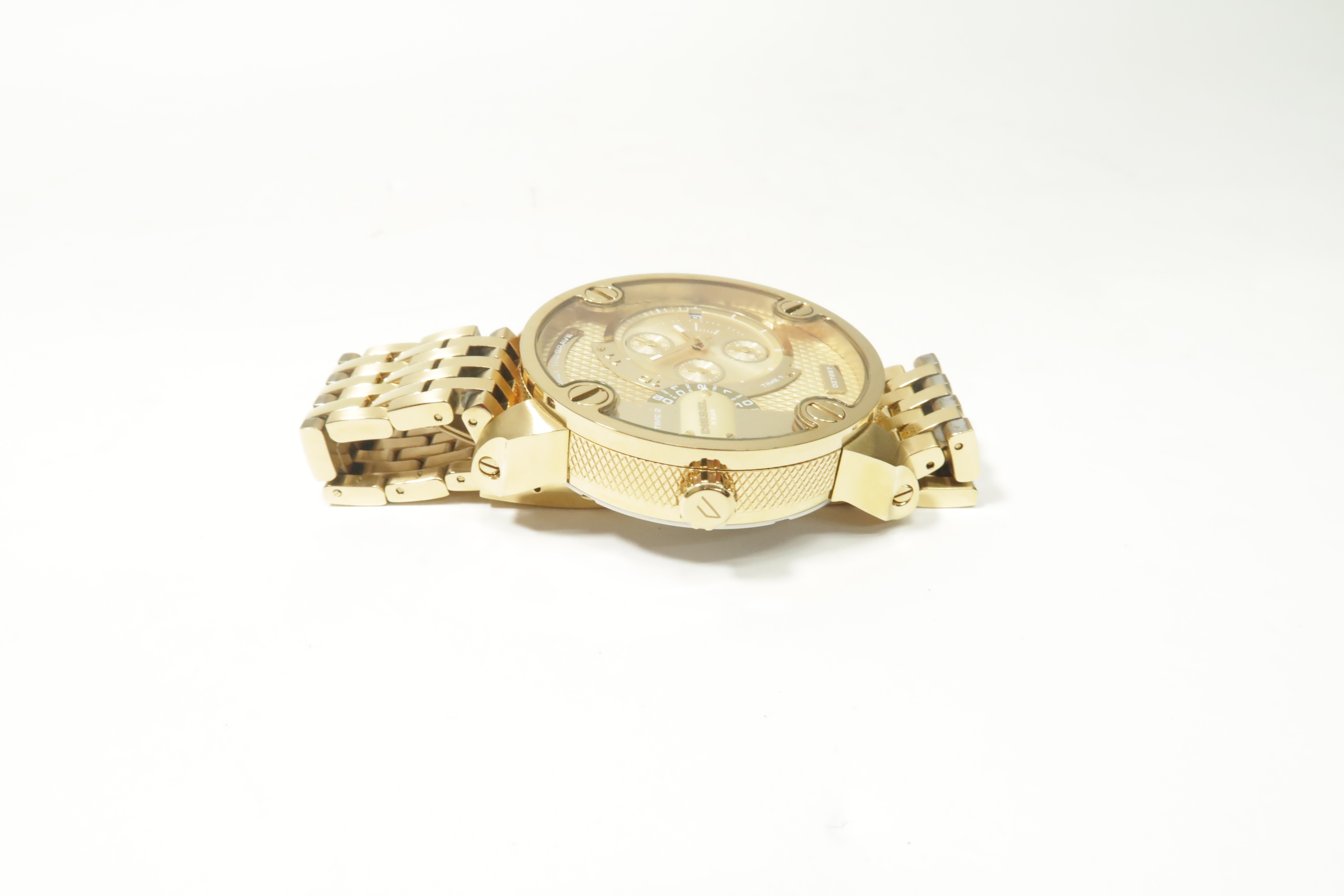 Diesel Men's Little Daddy DZ7287 Gold Stainless-Steel Quartz Fashion Watch