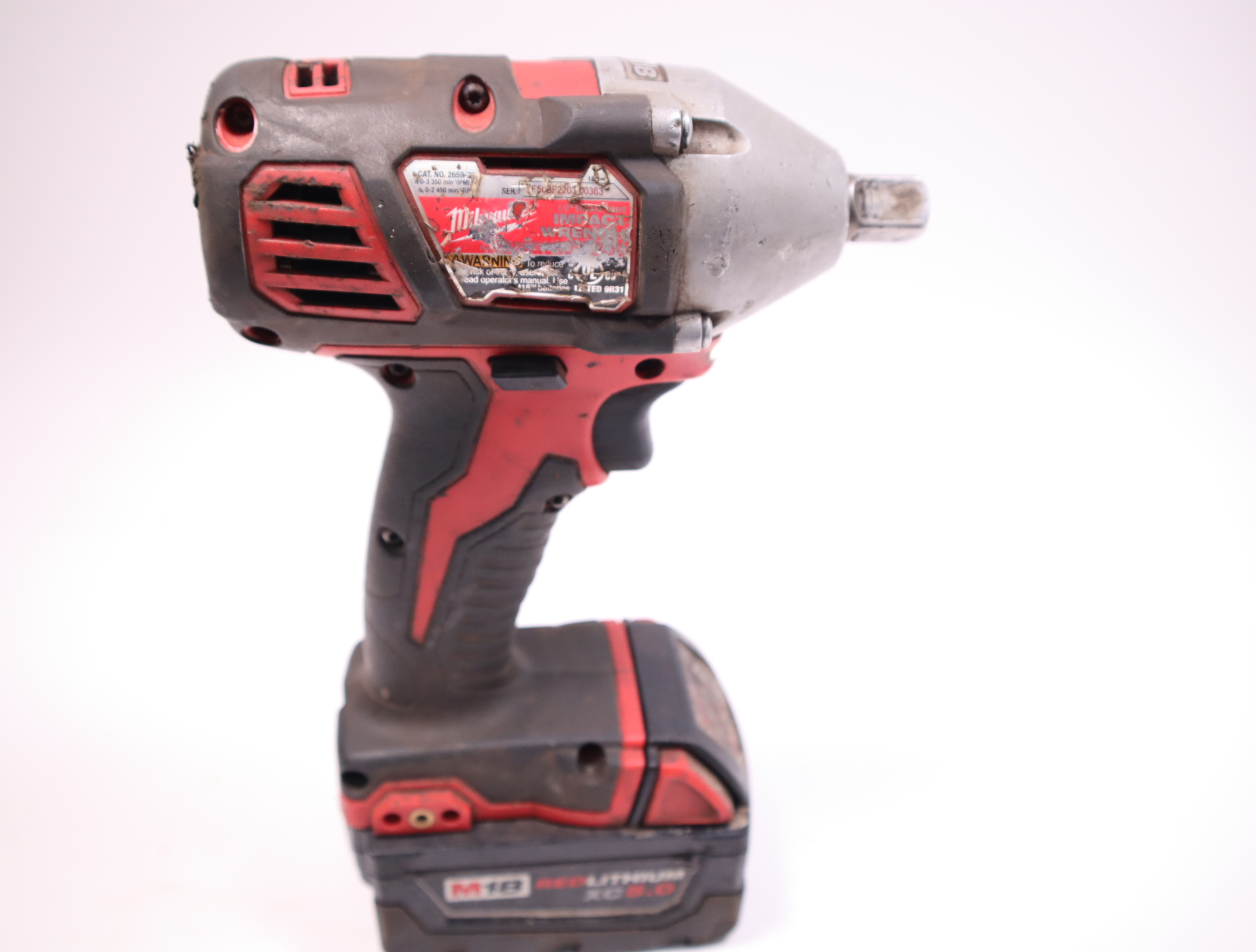 Milwaukee 2659-20 1/2" 18V Cordless Impact Wrench Kit