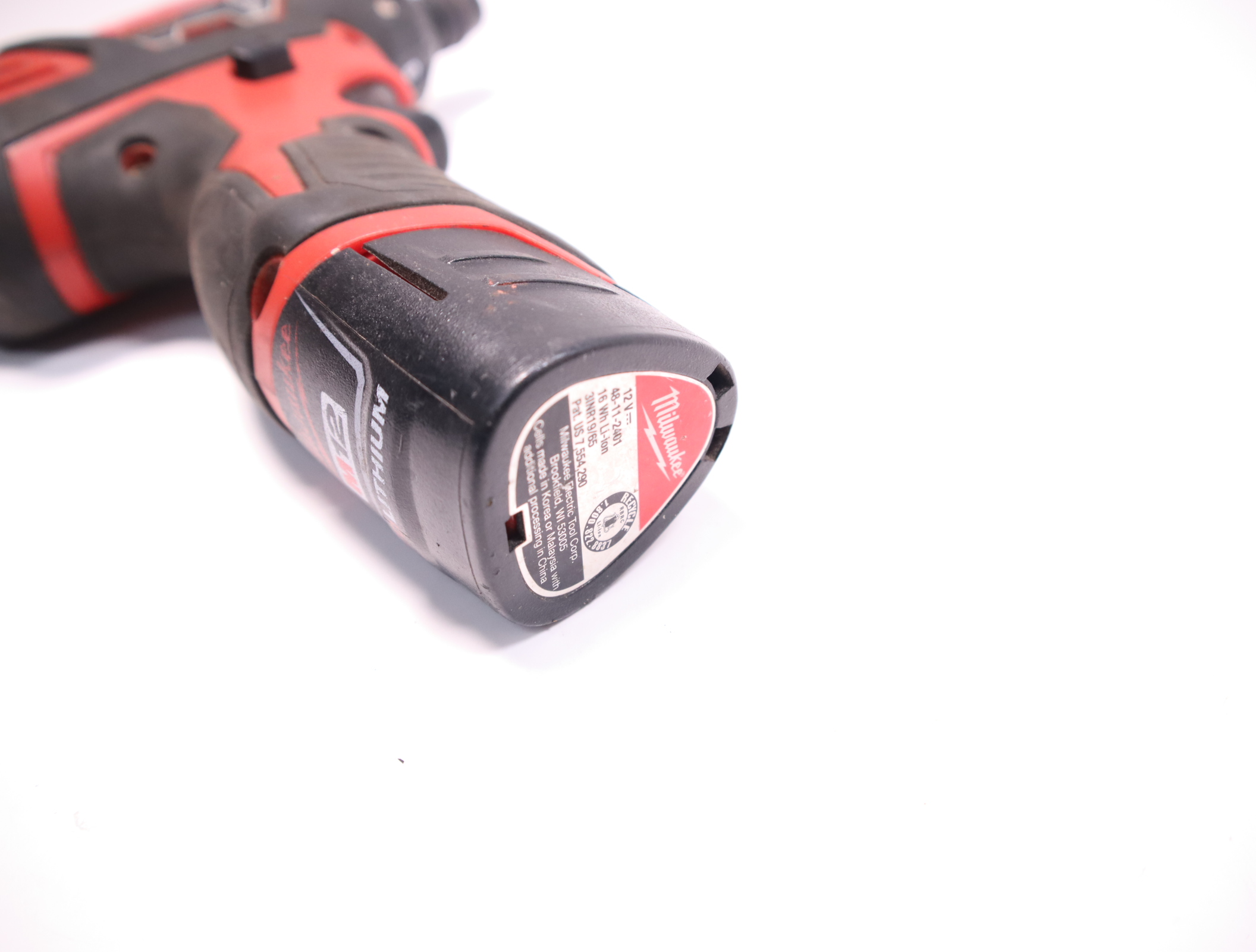 Milwaukee 2401-20 12V 1/4" Cordless Screwdriver Tool/Battery Only