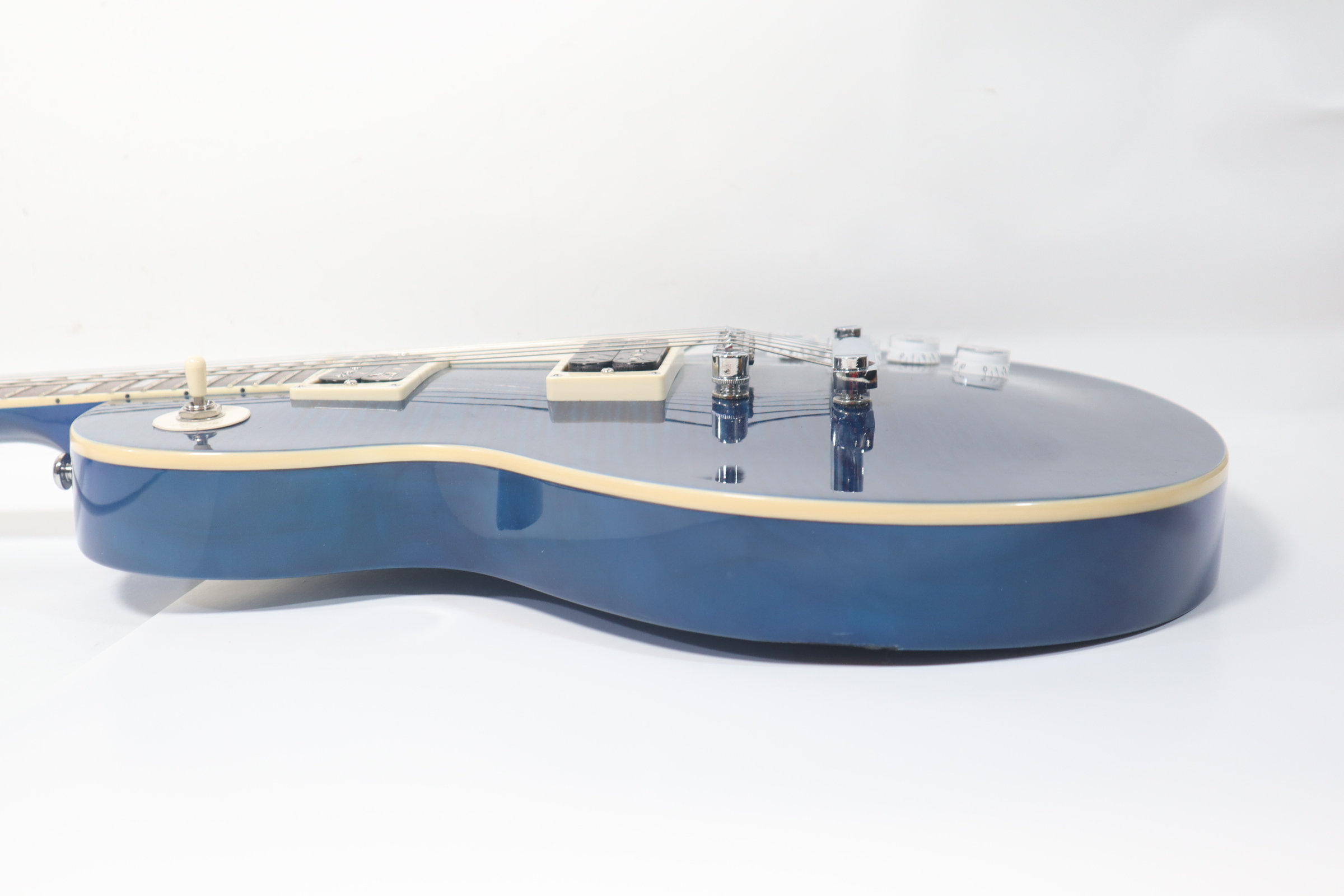Elite Goldltop Style Proline LP-GTS Blue/White 6-String 22-Fret ...