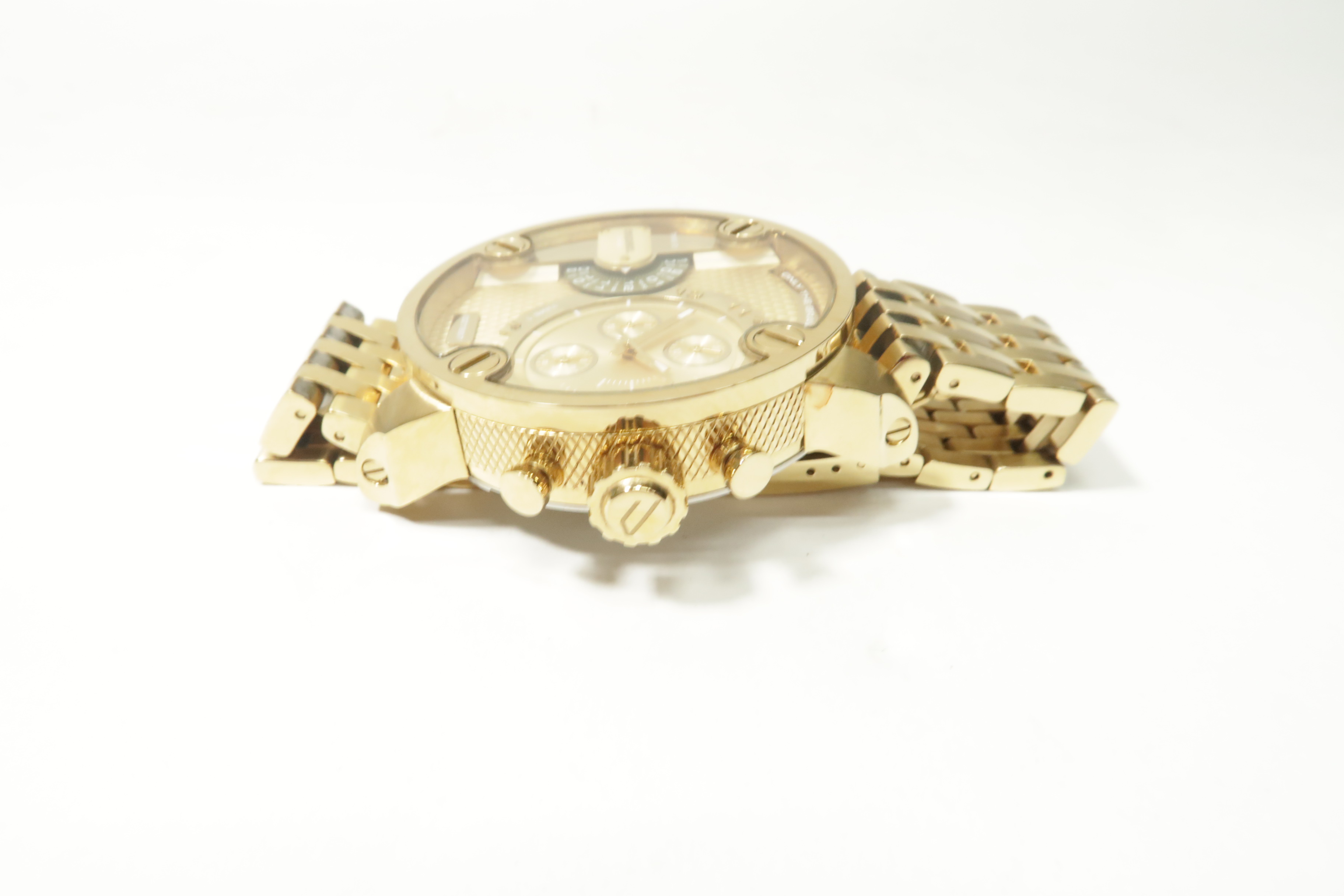 Diesel Men's Little Daddy DZ7287 Gold Stainless-Steel Quartz Fashion Watch