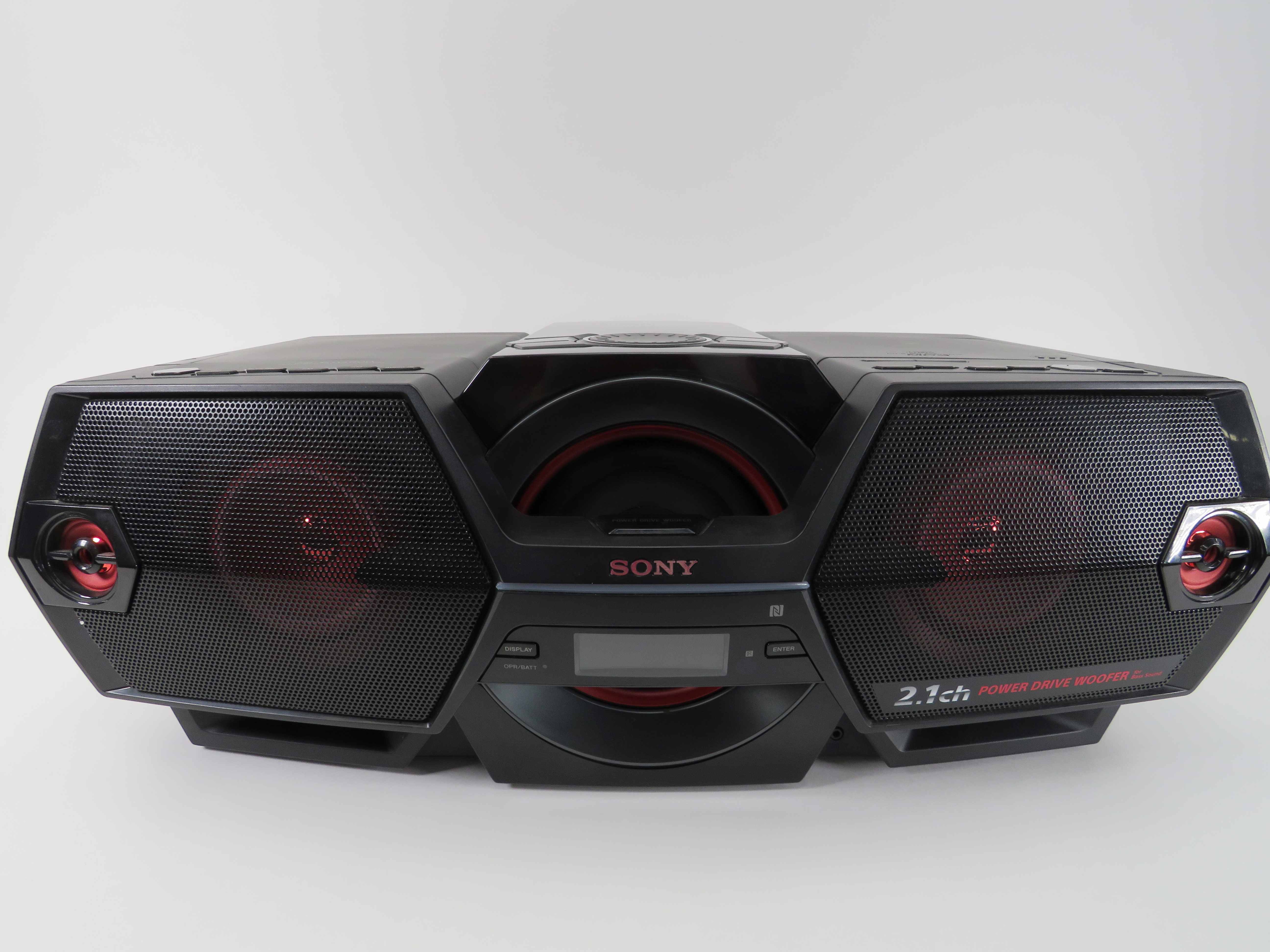 Sony Bluetooth Portable Power Drive Woofer Stereo Boombox ZS-BTG900 9576