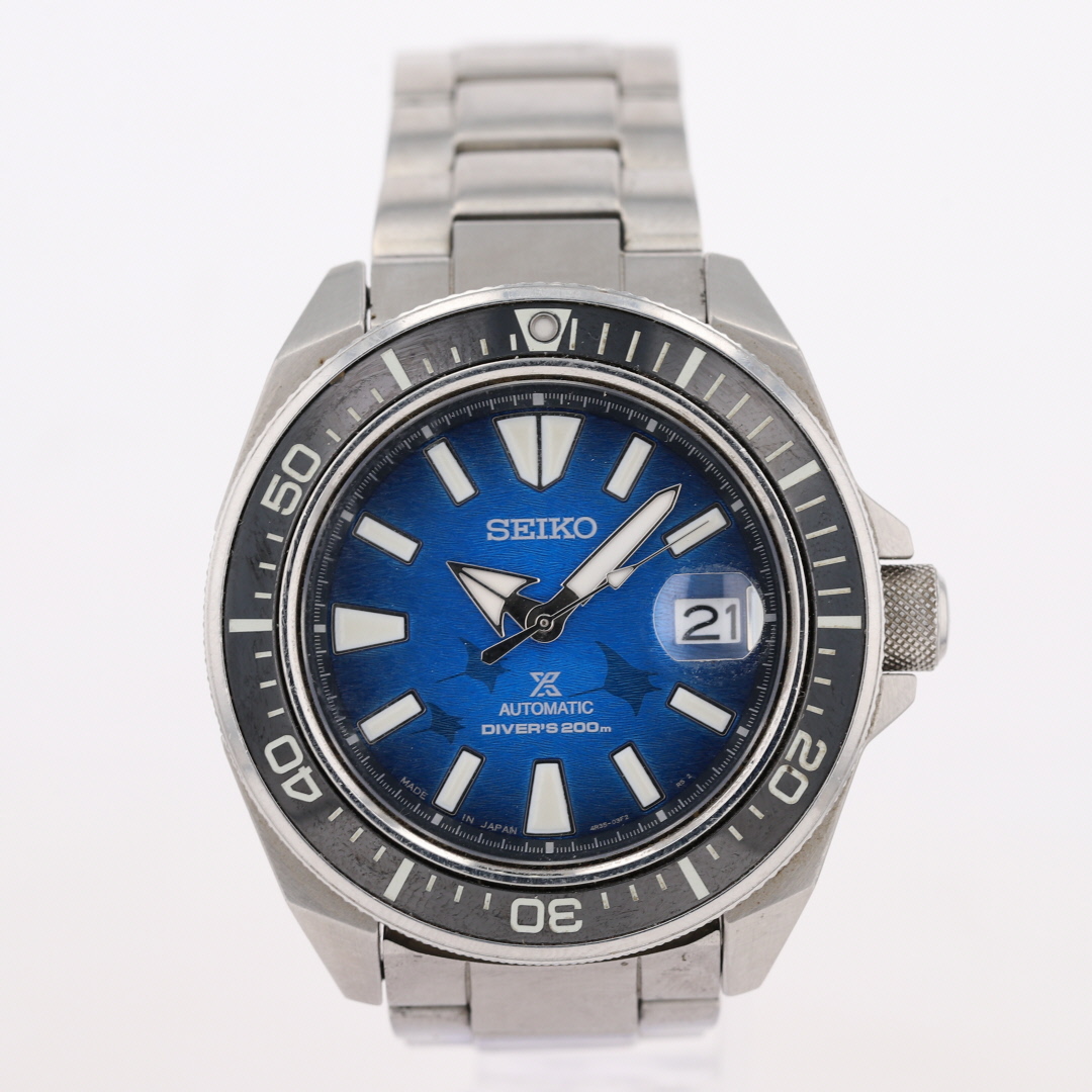 Seiko Prospex Blue Manta Ray Dial Special Edition Automatic Men's ...