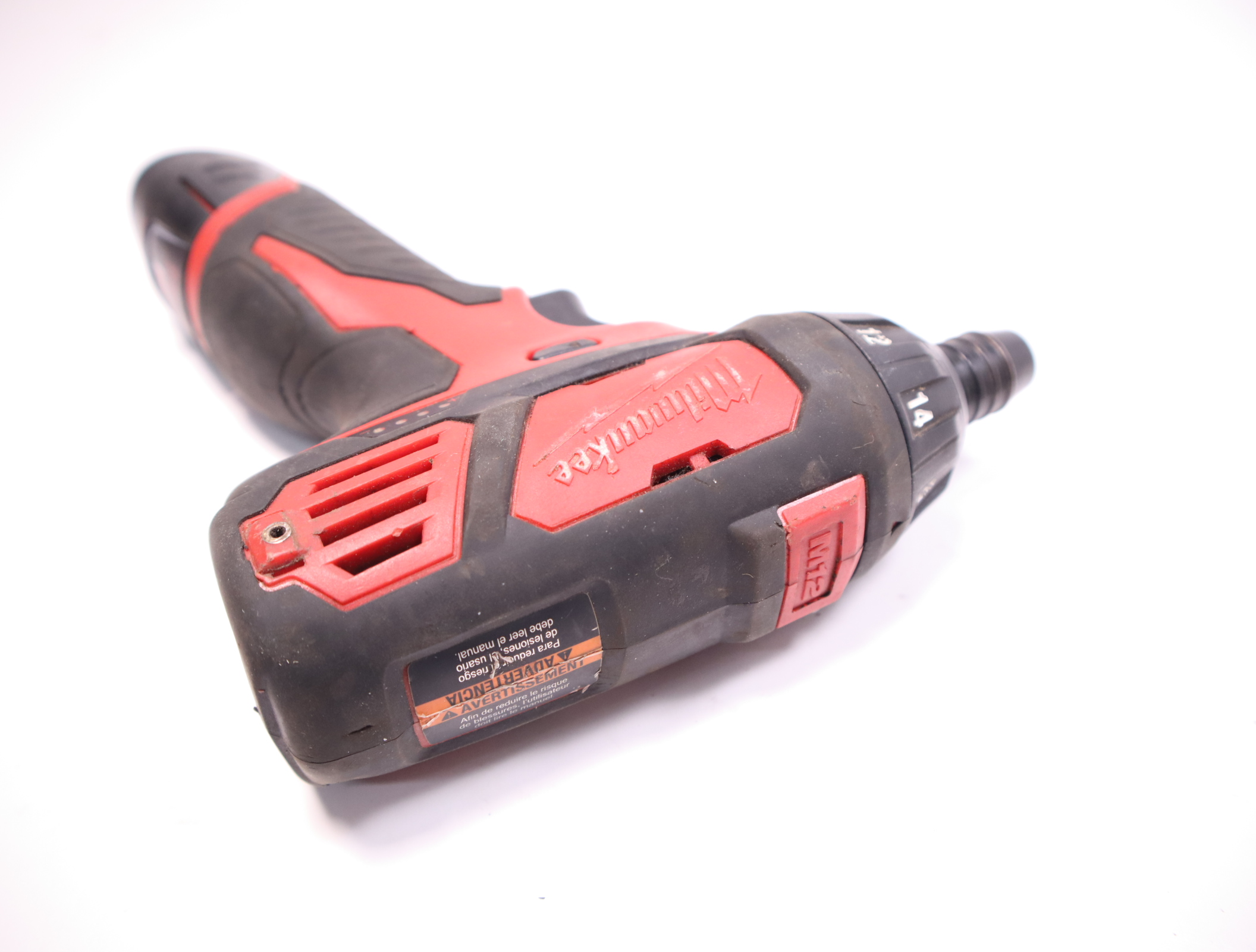 Milwaukee 2401-20 12V 1/4" Cordless Screwdriver Tool/Battery Only