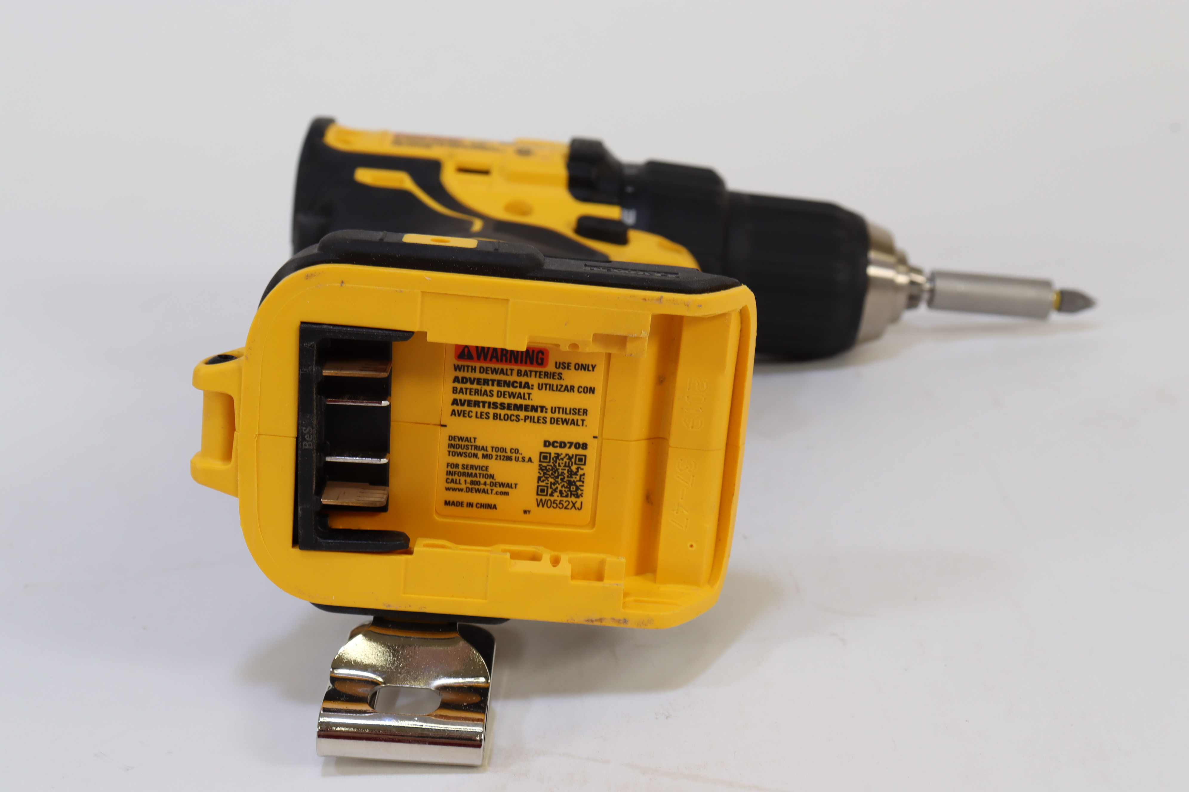 DEWALT DCD708 ATOMIC 20-Volt MAX Cordless Brushless Compact 1/2 in ...