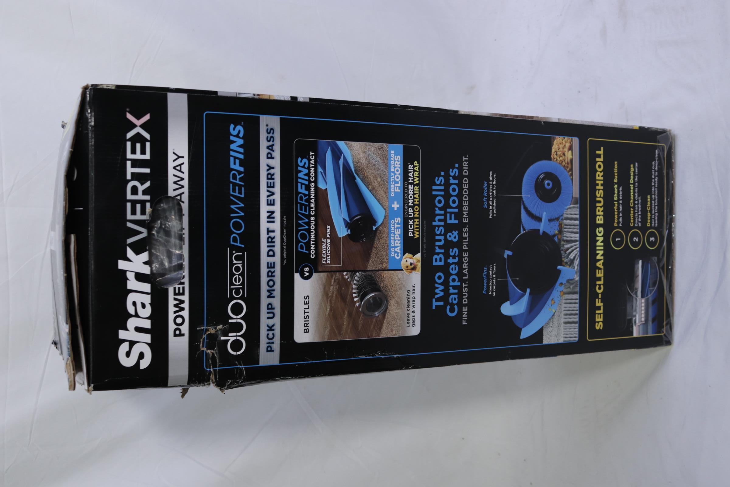 Shark AZ2002 Vertex DuoClean PowerFin Powered Lift-Away Upright Vacuum