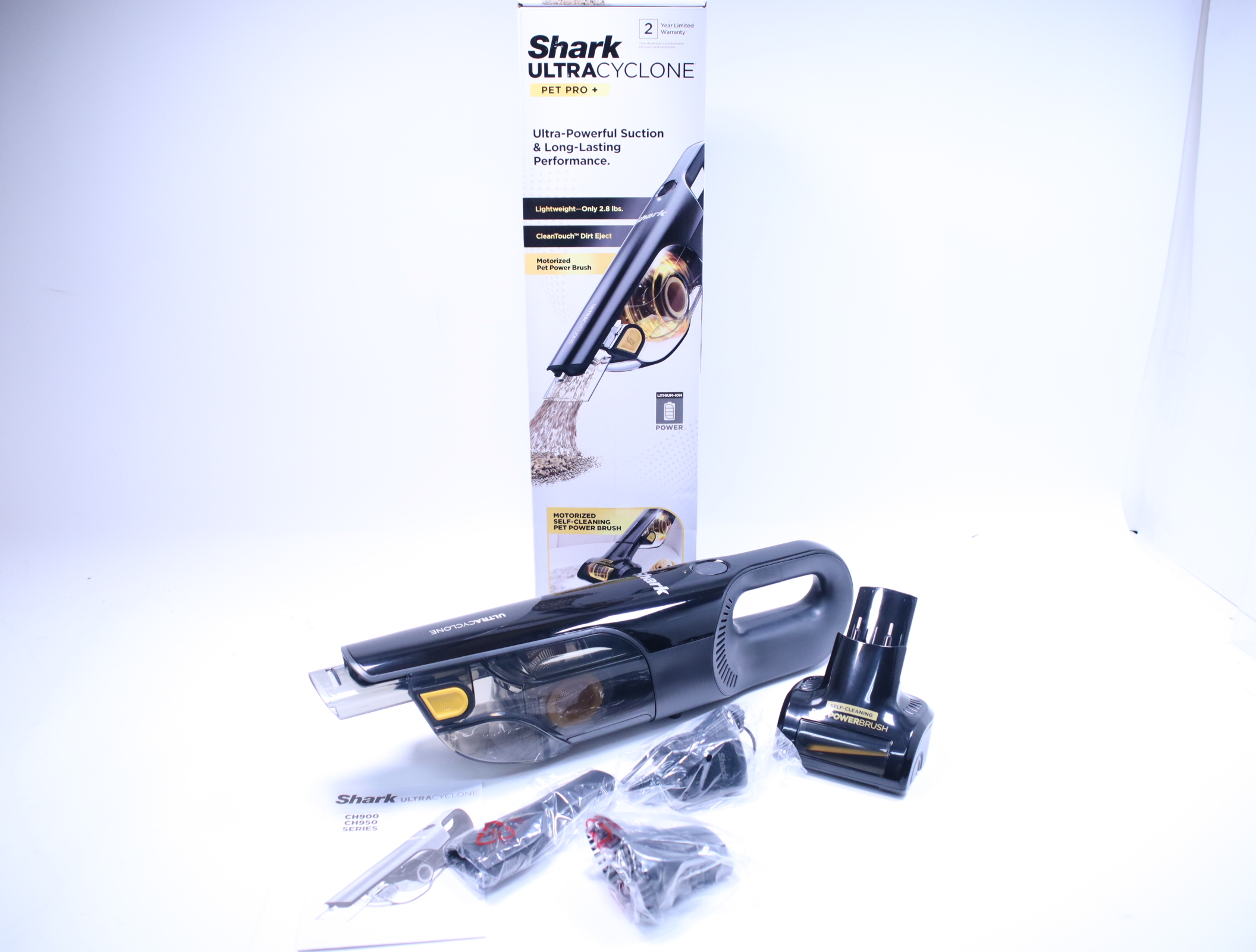 Shark Ultra Cyclone CH951 Pet Pro Plus Cordless Handheld Vacuum Black