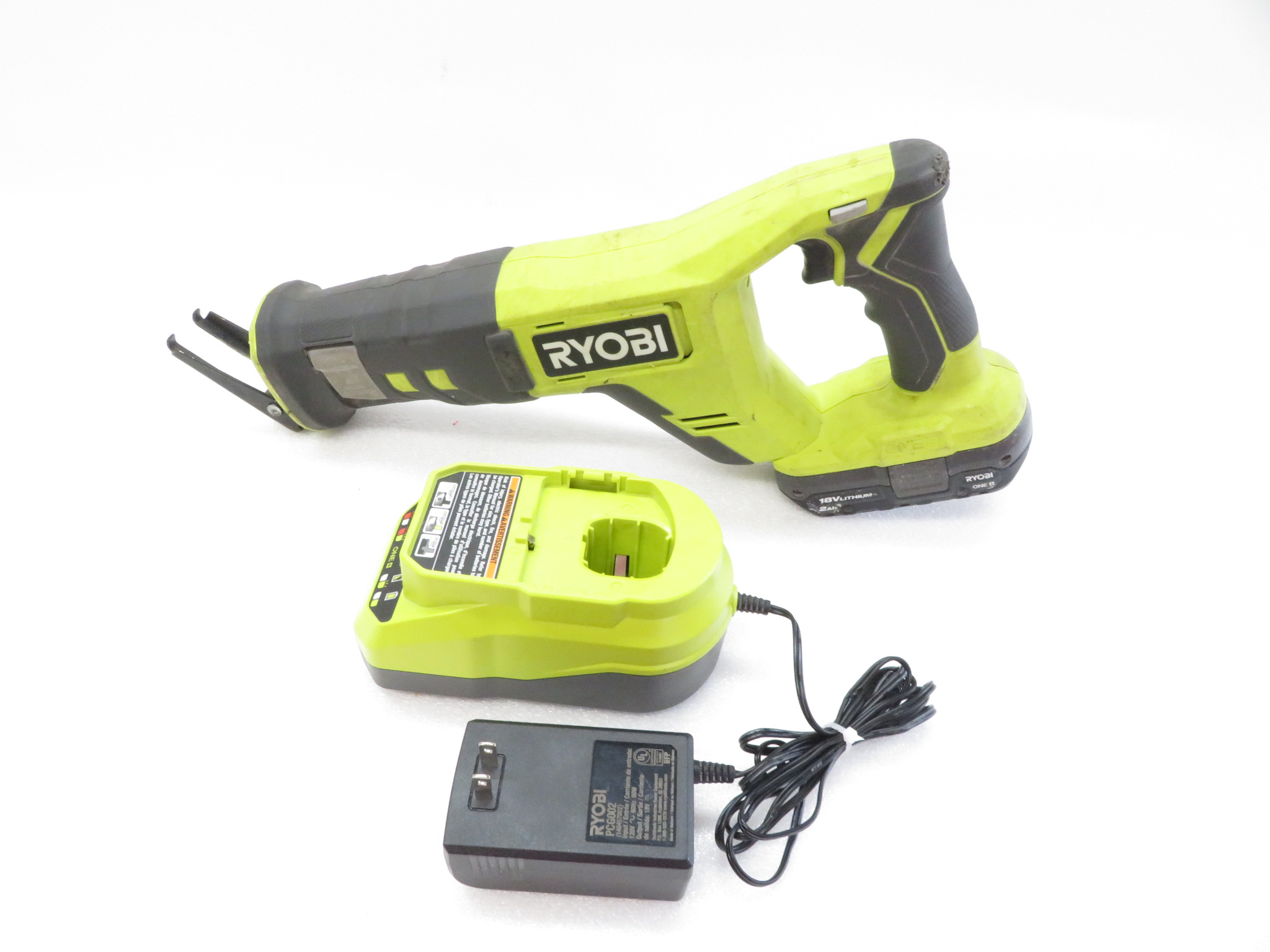 Ryobi PCL515 ONE+ 18-Volt Lithium-Ion Cordless Reciprocating Saw