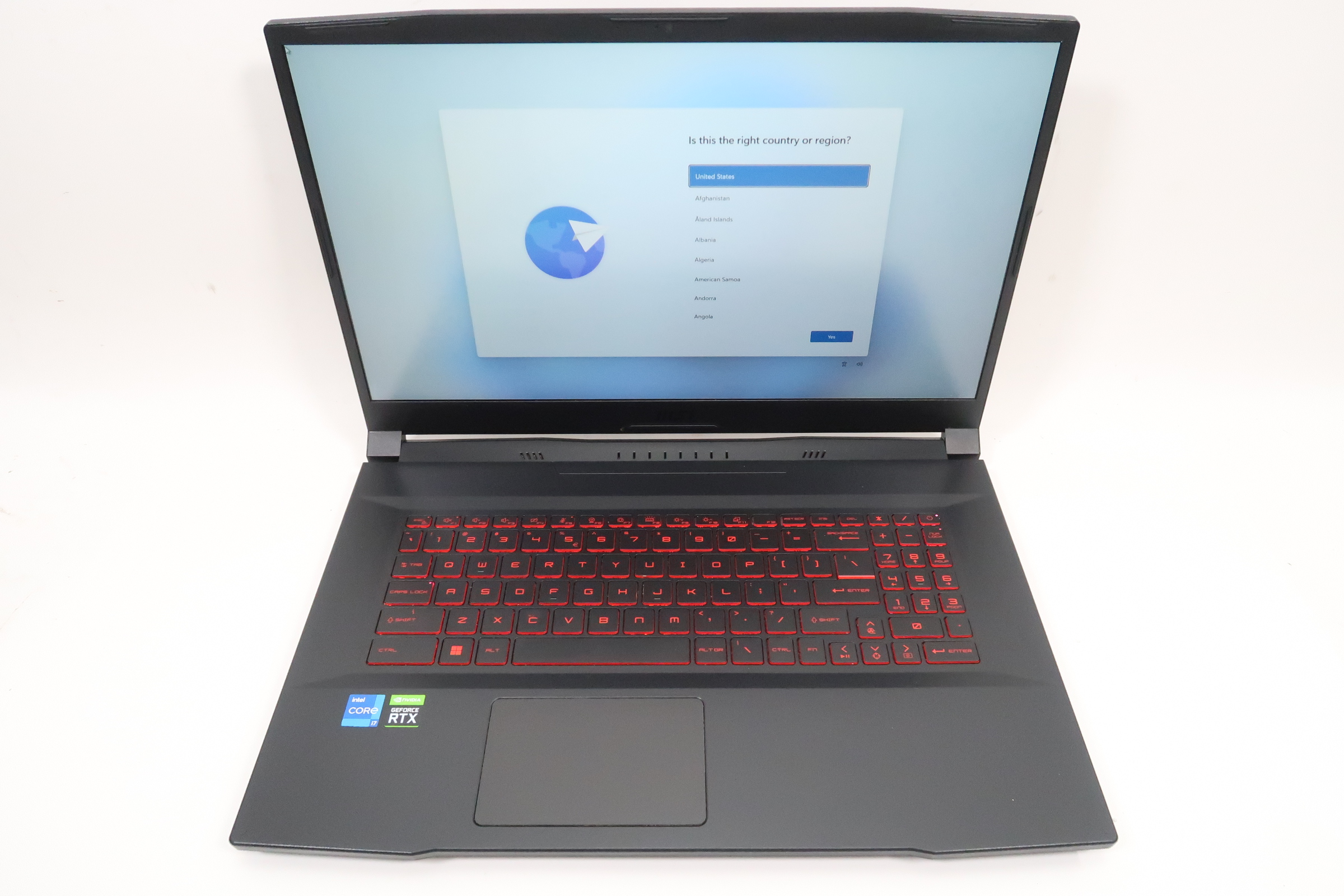 MSI Katana GF76 11UD Core i7-11800H@2.3Ghz RTX 3050 Ti 16GB RAM 512GB ...