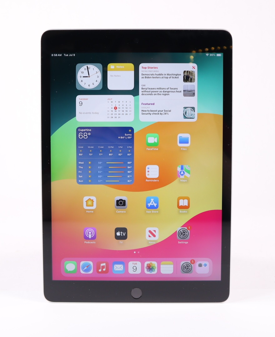 Apple iPad 9th Gen MK2L3LL/A 10.2-Inch Screen Wi-Fi 64GB Silver Tablet