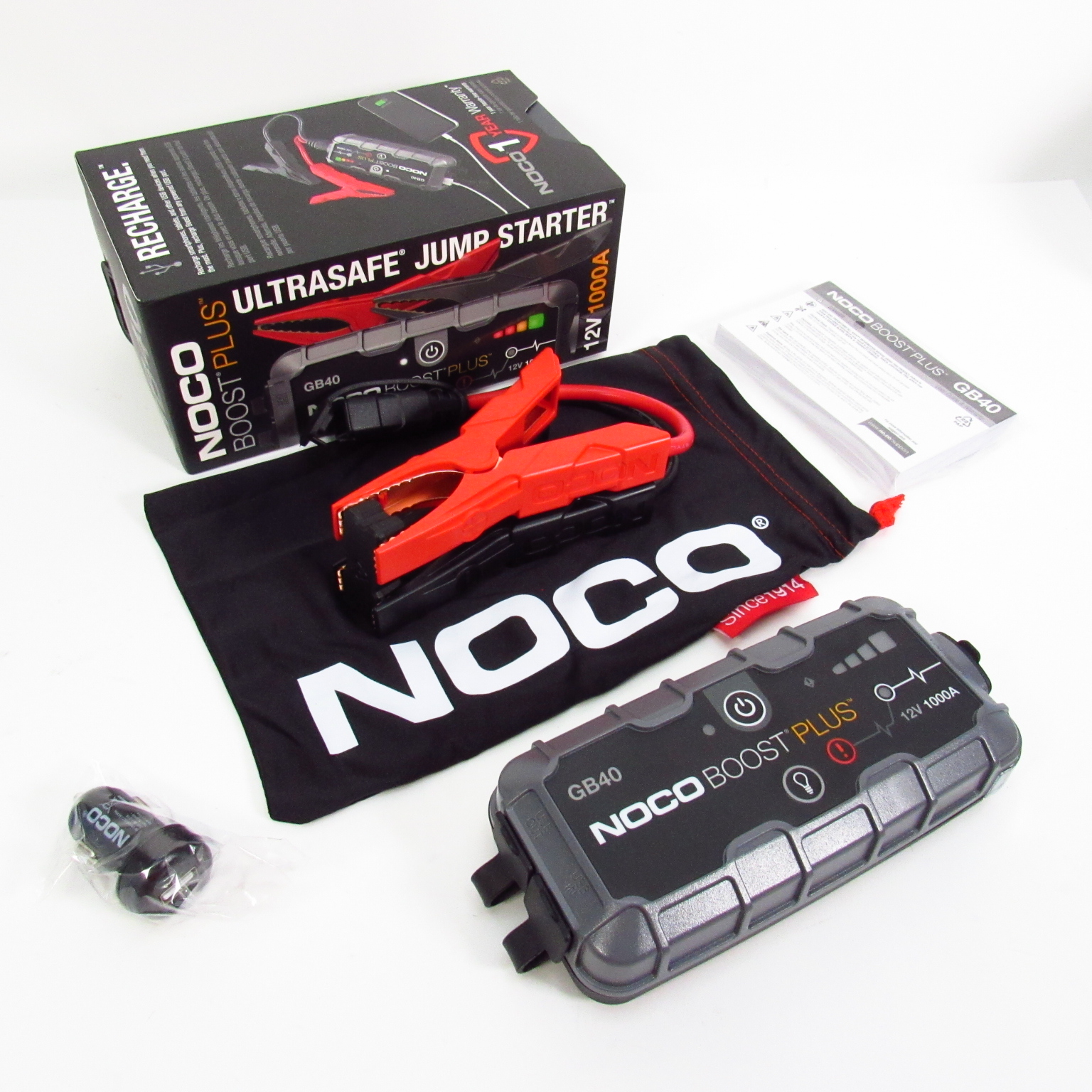 NOCO Boost Plus GB40 12V 1000A Portable Lithium Jump Starter