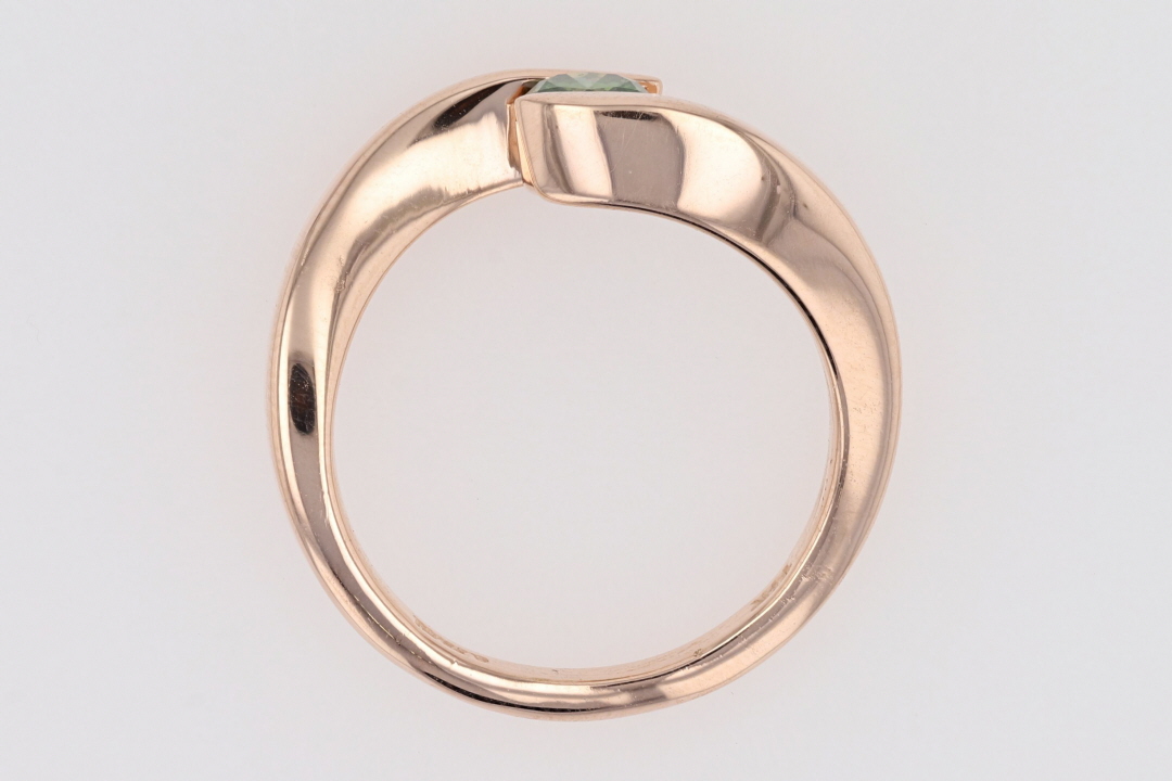 .39ct Lab-Created Diamond Solitaire Engagement Ring 14k Rose Gold Size 7.75