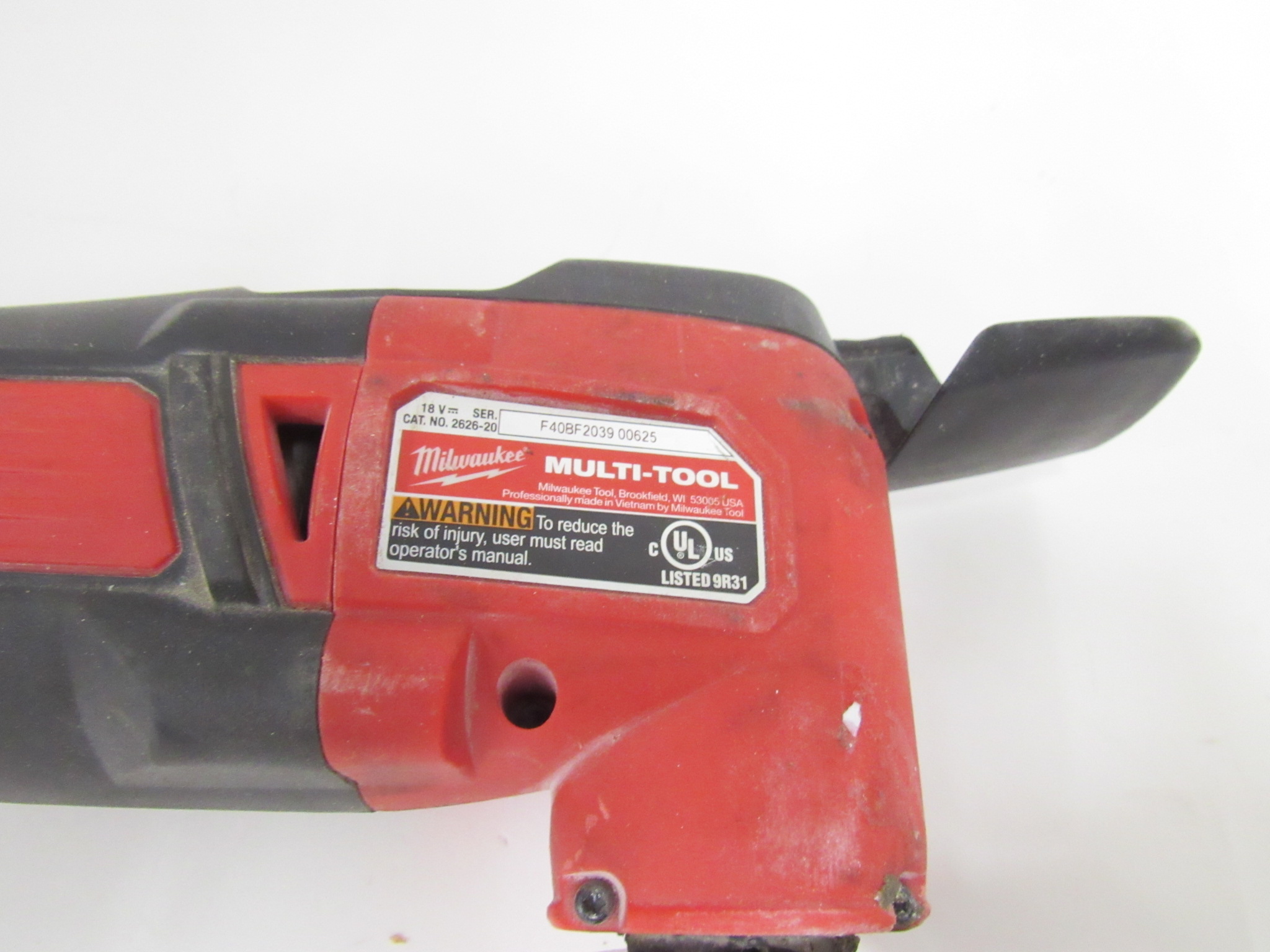 Milwaukee 2626-20 18-Volt Lithium-Ion Cordless Handheld Oscillating ...