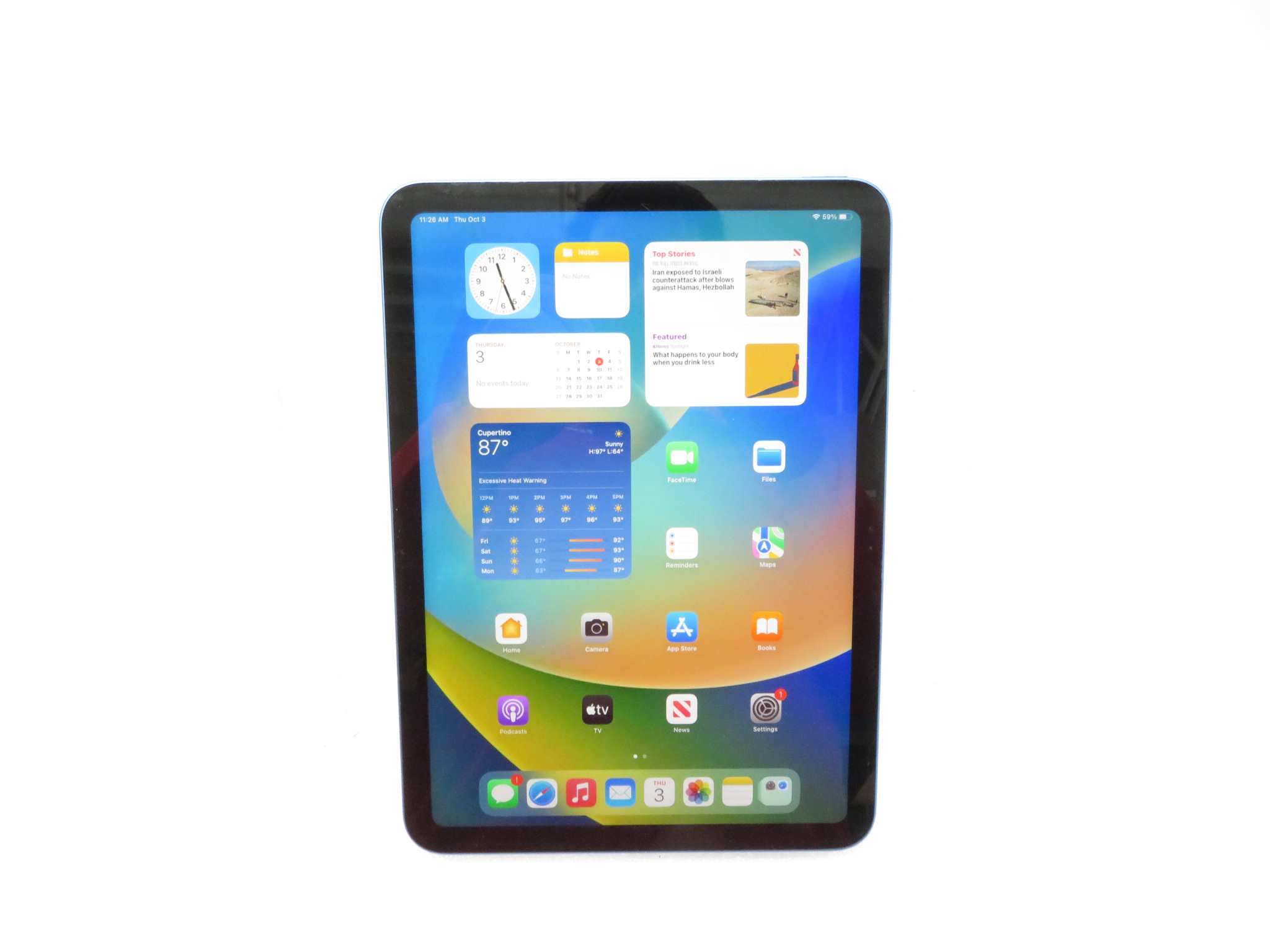 Apple iPad 10th Gen MPQ13LL/A 10.9-Inch WiFi-Only 64GB Storage Blue Tablet