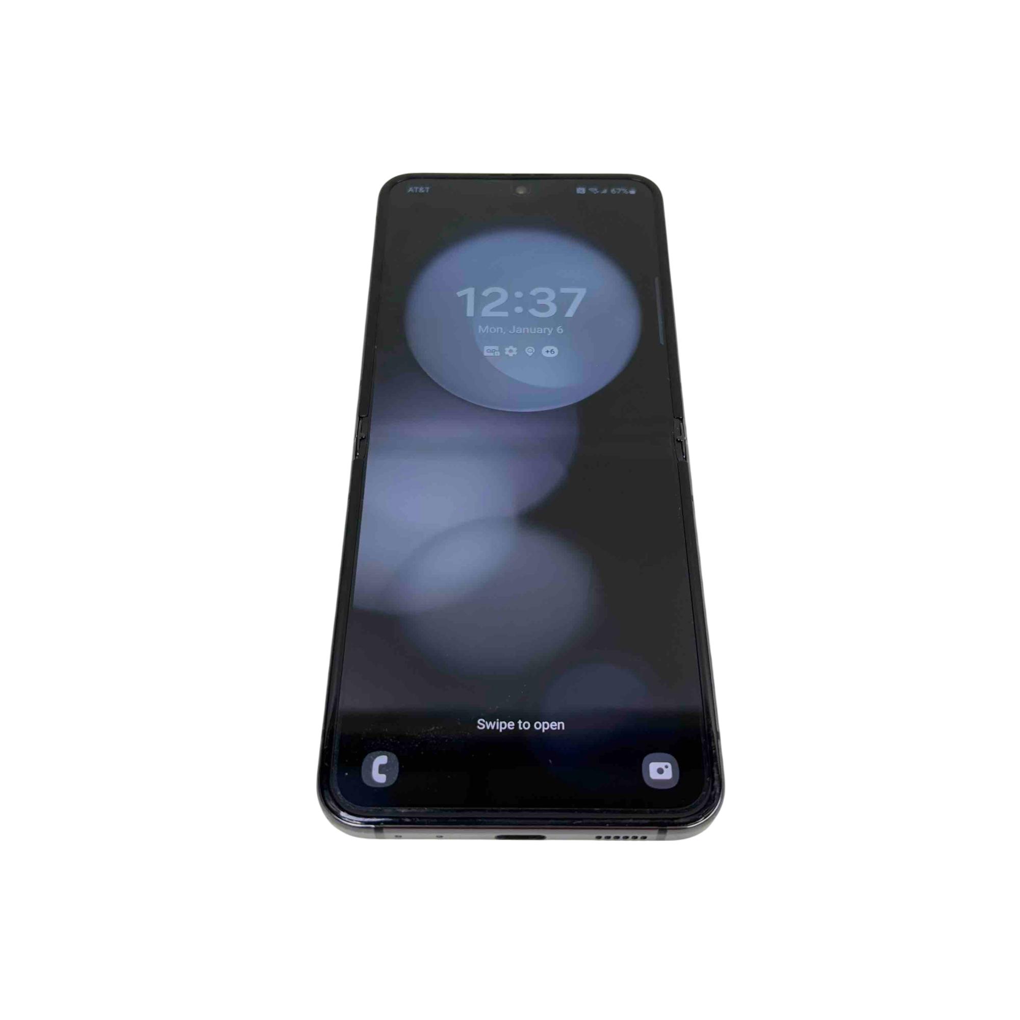 Samsung Galaxy Z Flip3 5G SM-F731U Black 6.7" Flip Smartphone AT&T Only