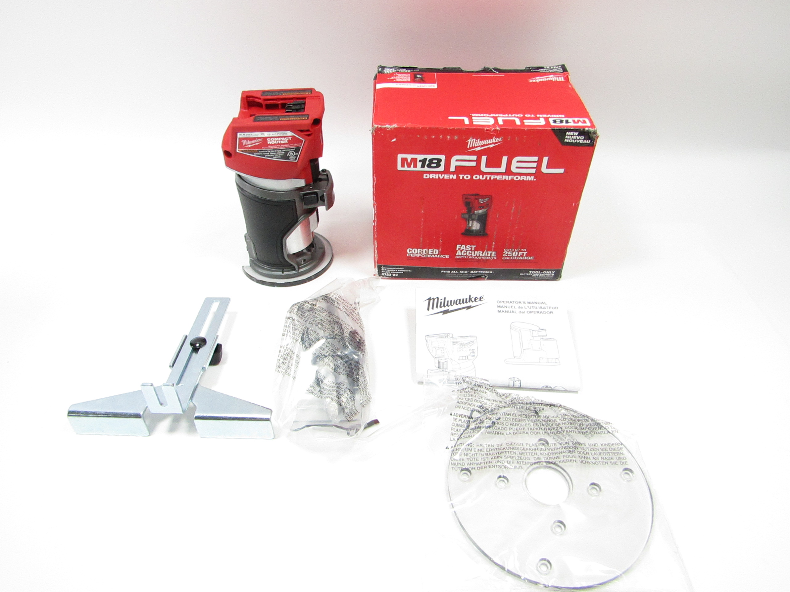 Milwaukee 2723-20 M18 FUEL Red Lithium Brushless Cordless Compact Router