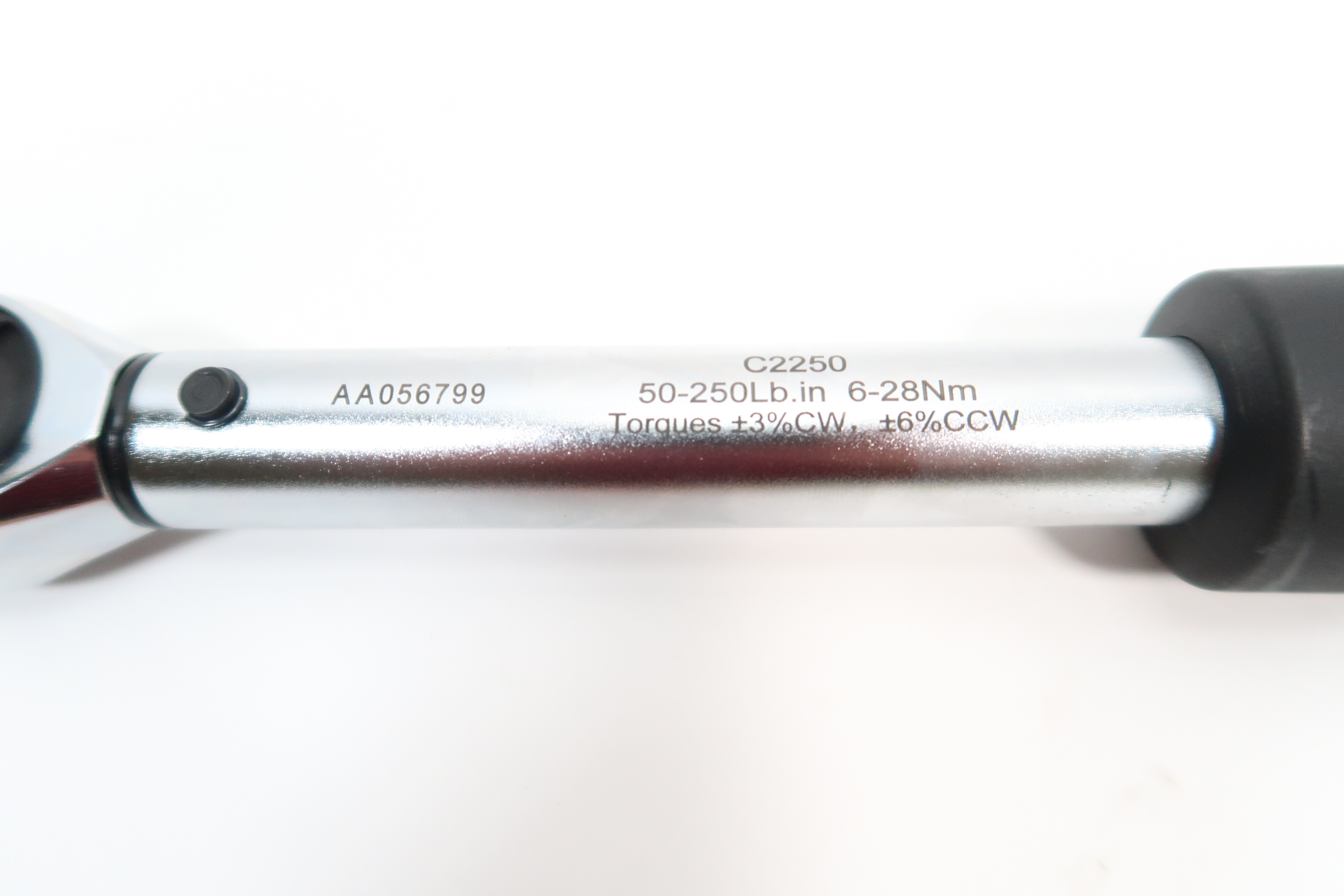 eTORK C2250 3/8" Click-Style Torque Wrench