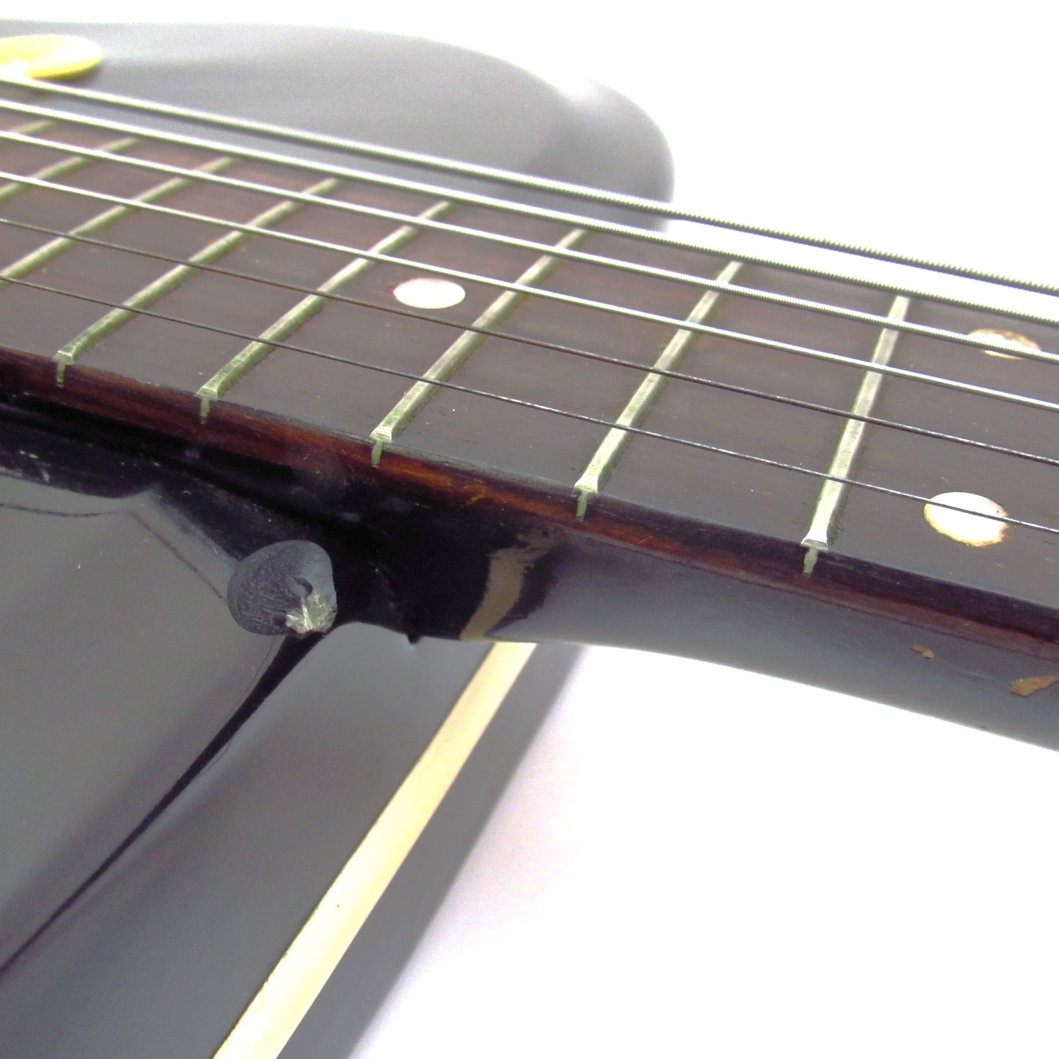 Airline Res-O-Glass Resonator 6-String Right-Hand Black Electric ...