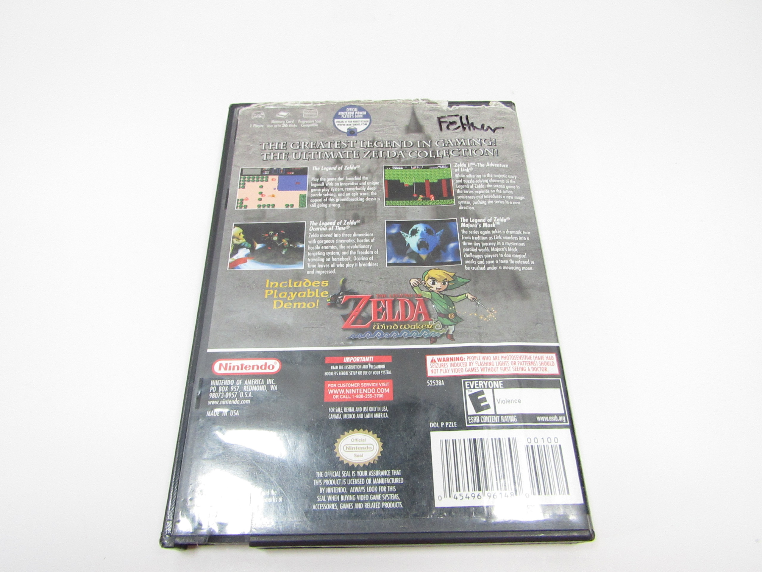 Nintendo The Legend Of Zelda Collector's Edition Promotional Disc