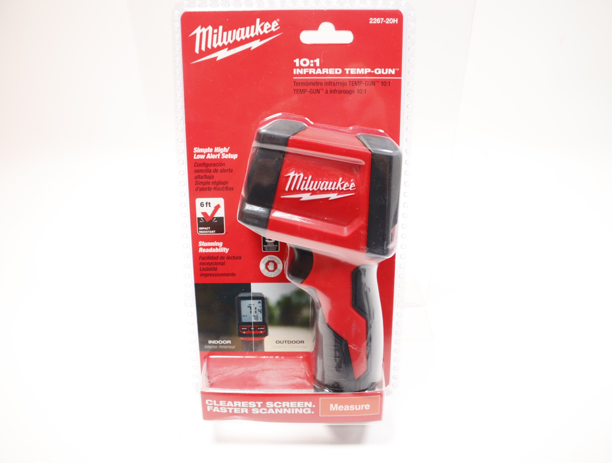 Milwaukee 2267-20H Infrared Laser Temperature Thermometer Gun 3617