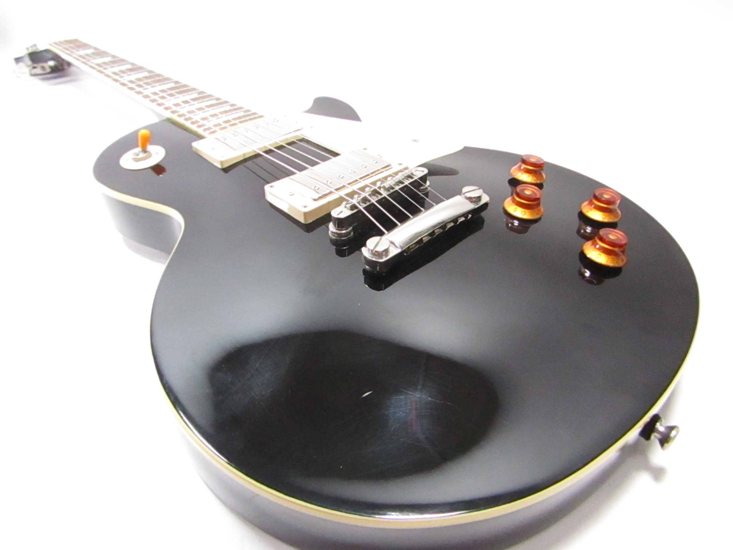 Epiphone Les Paul Model Standard Right Handed Six String Solid Black Guitar