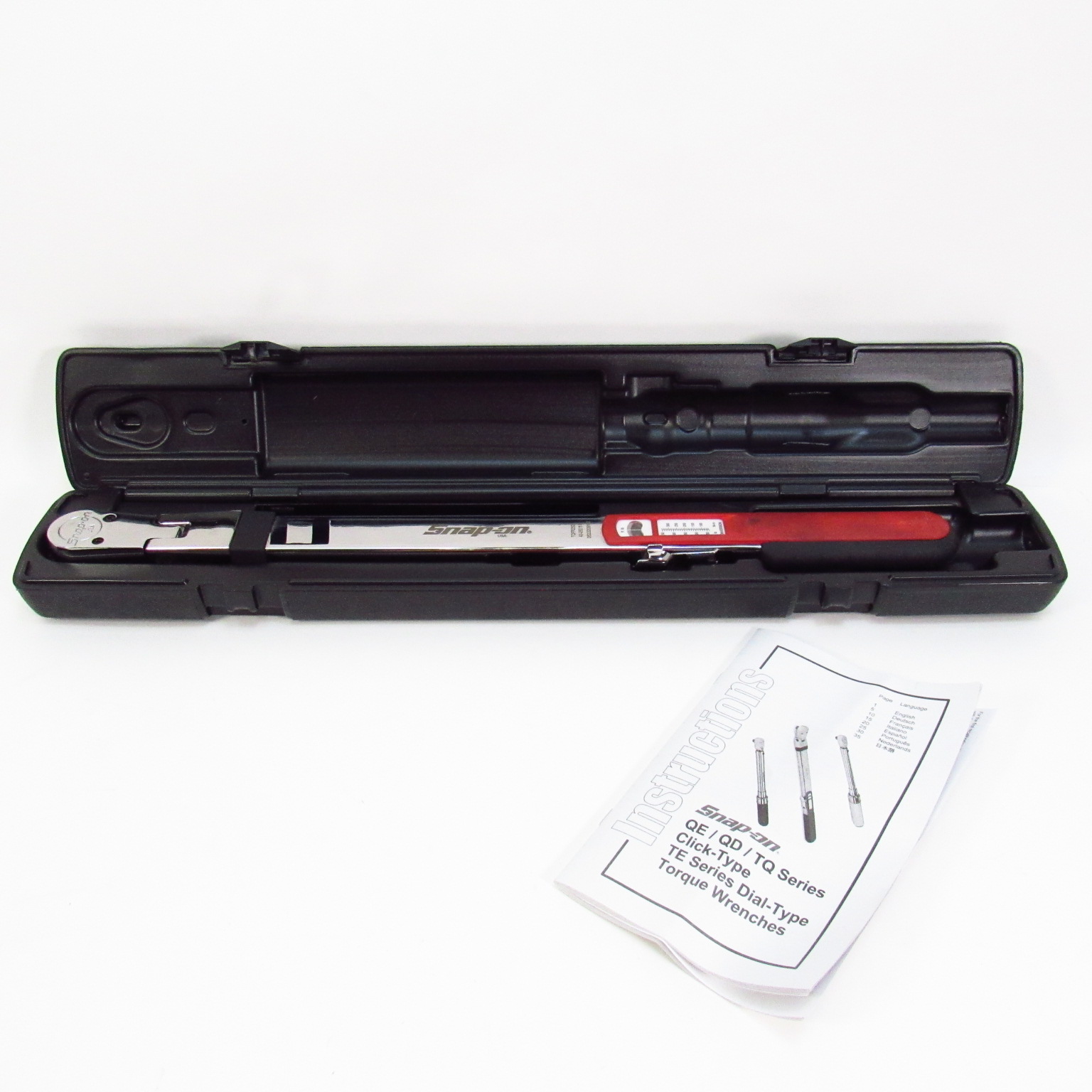 Snap-on Tools TQFR250E 1/2'' Drive 40-250 ft-lb Flex-Head Torque Wrench
