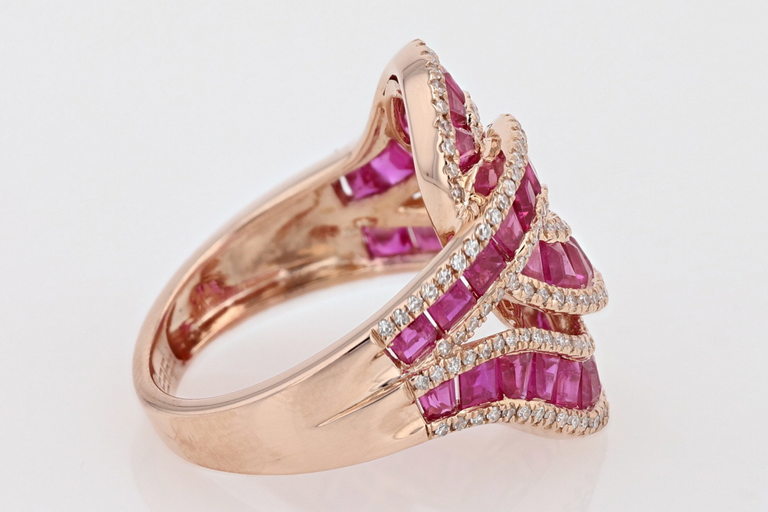 EFFY Ruby Royale® 4.00ctw Ruby and Diamond Statement Ring 14k Yellow ...