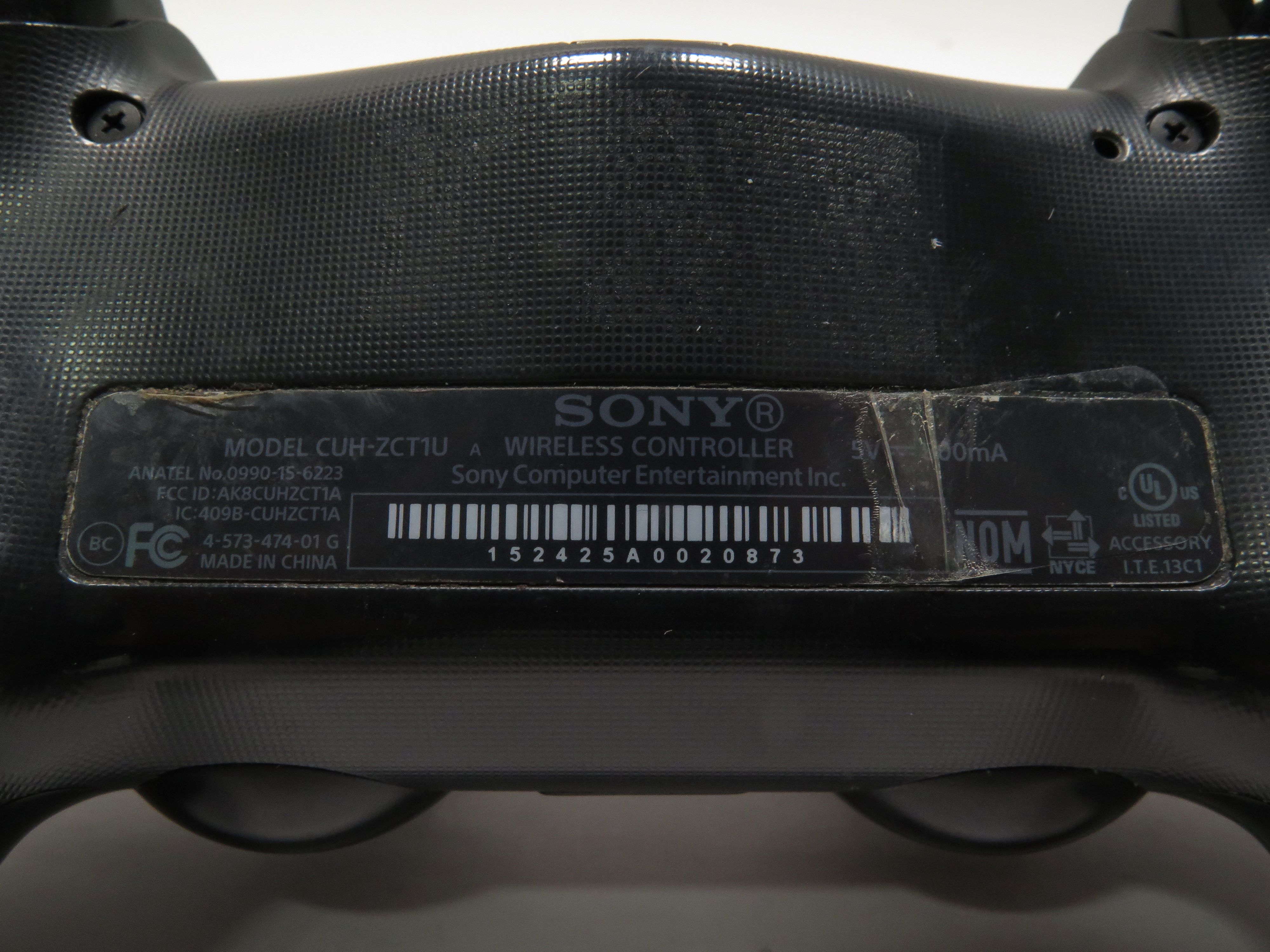 Sony CUH-ZCT1U PlayStation 4 Dual shock Wireless Controller - Black 0449