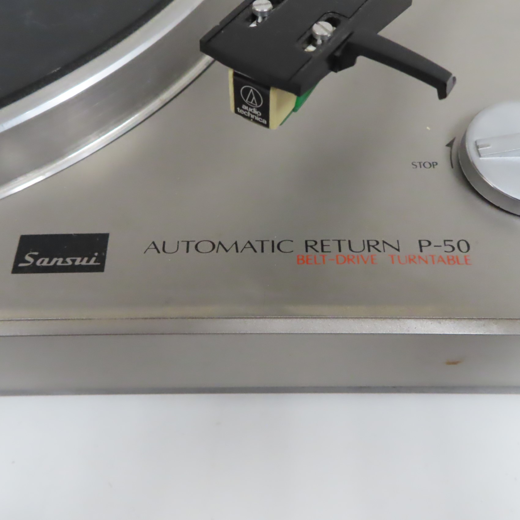 Sansui P-50 Automatic Return Belt-Drive Record Turntable (Local Pick-Up ...