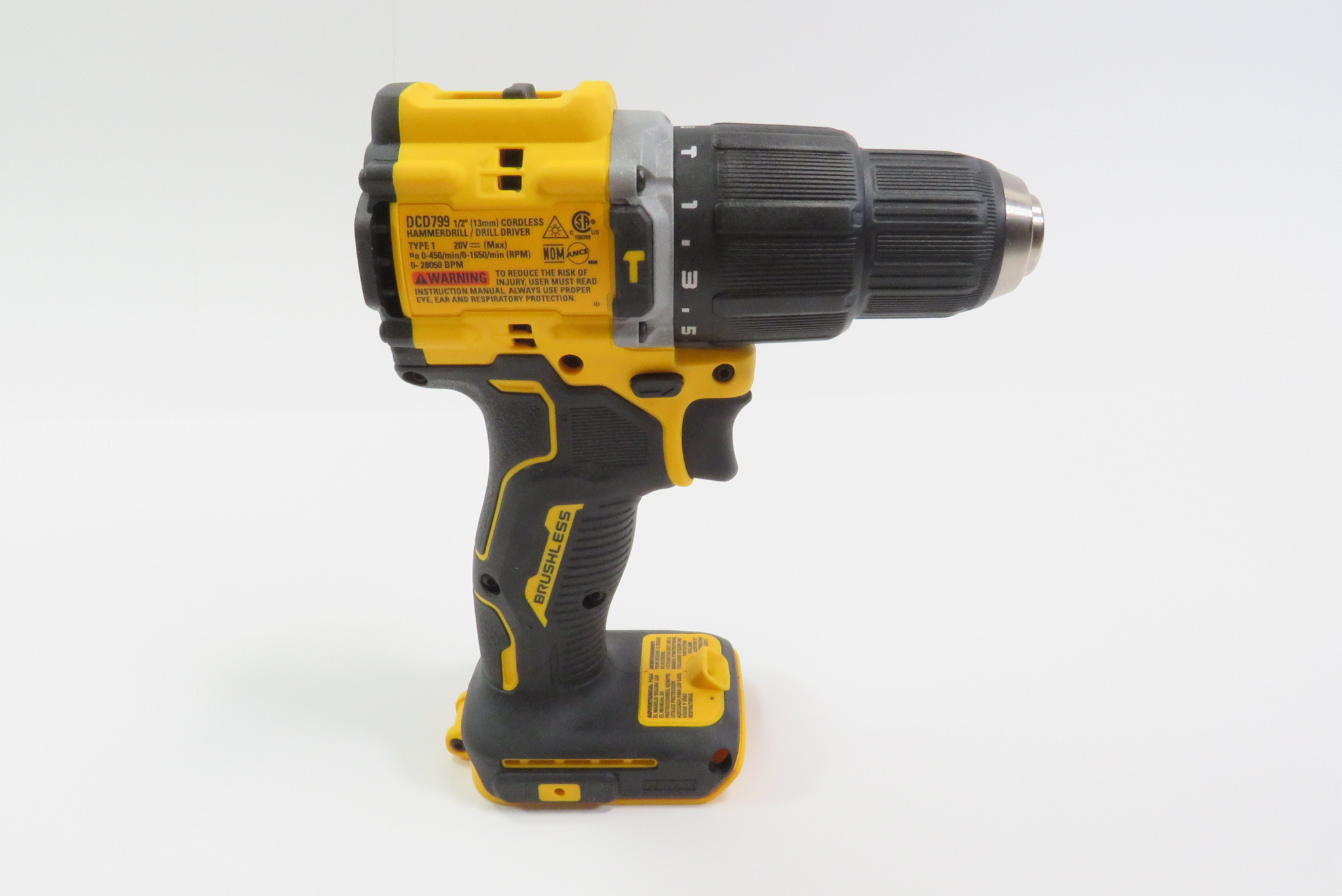DeWalt DCD799 ATOMIC 20V MAX Brushless Cordless 1/2" Hammer Drill Kit