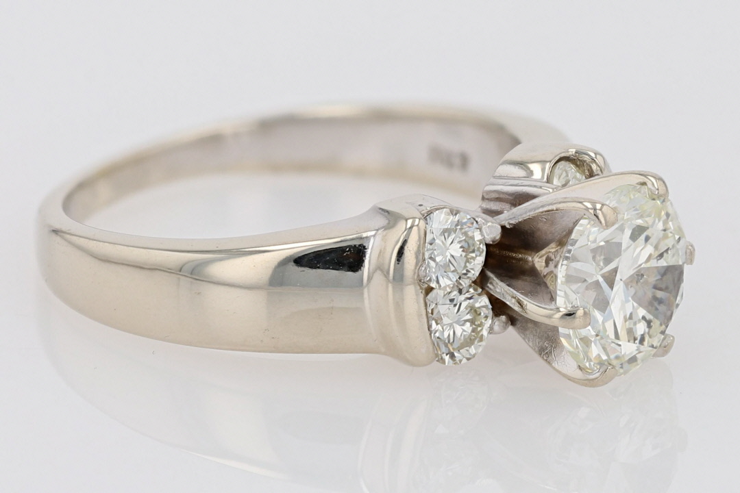 GIA® 2.00ctw Round Cut Diamond Engagement Ring 14k White Gold Size 6.5