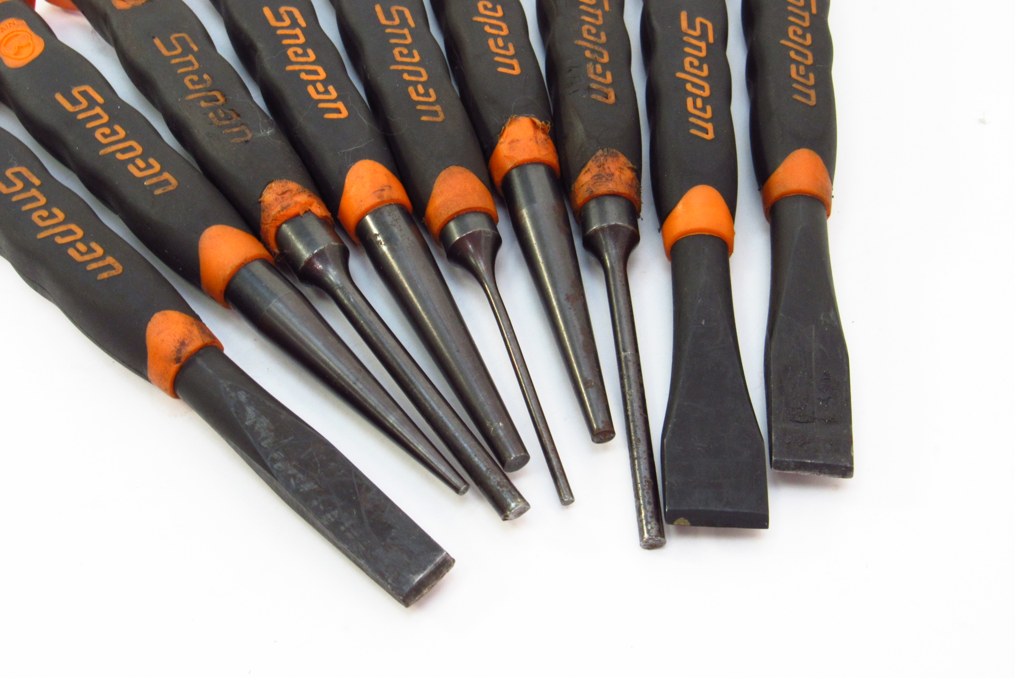 Snap-on Tools PPCSG710O Soft Grip Punch & Chisel Set - Orange - Missing ...