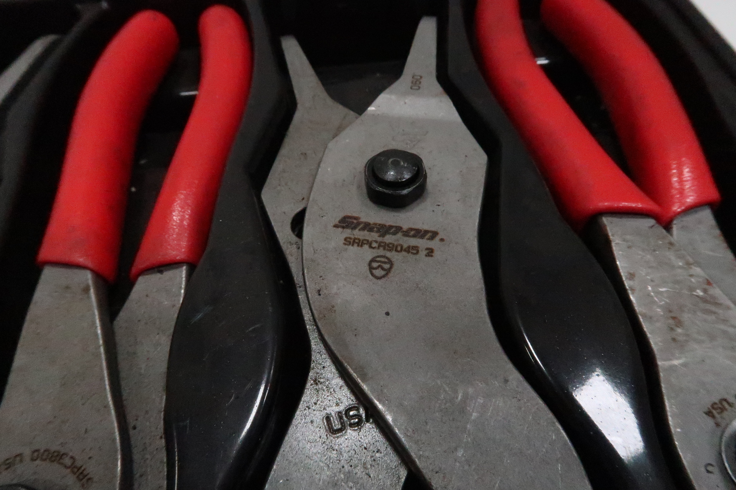 Snap-on Tools SRPCR107 7pc Snap Ring Pliers Set - Red 0758