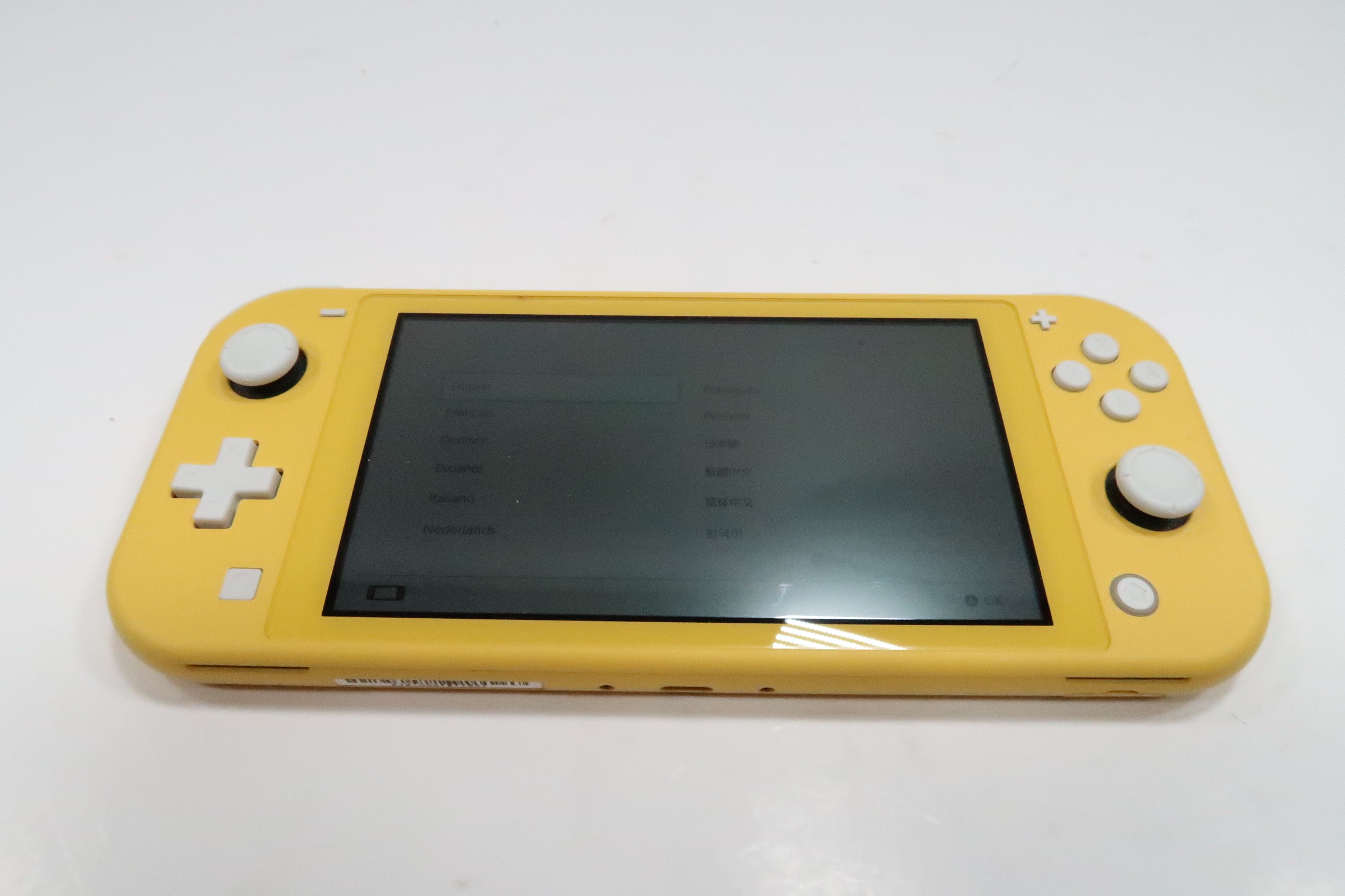 Nintendo HDH-001 Switch Lite Handheld Video Game Console - Yellow 7298