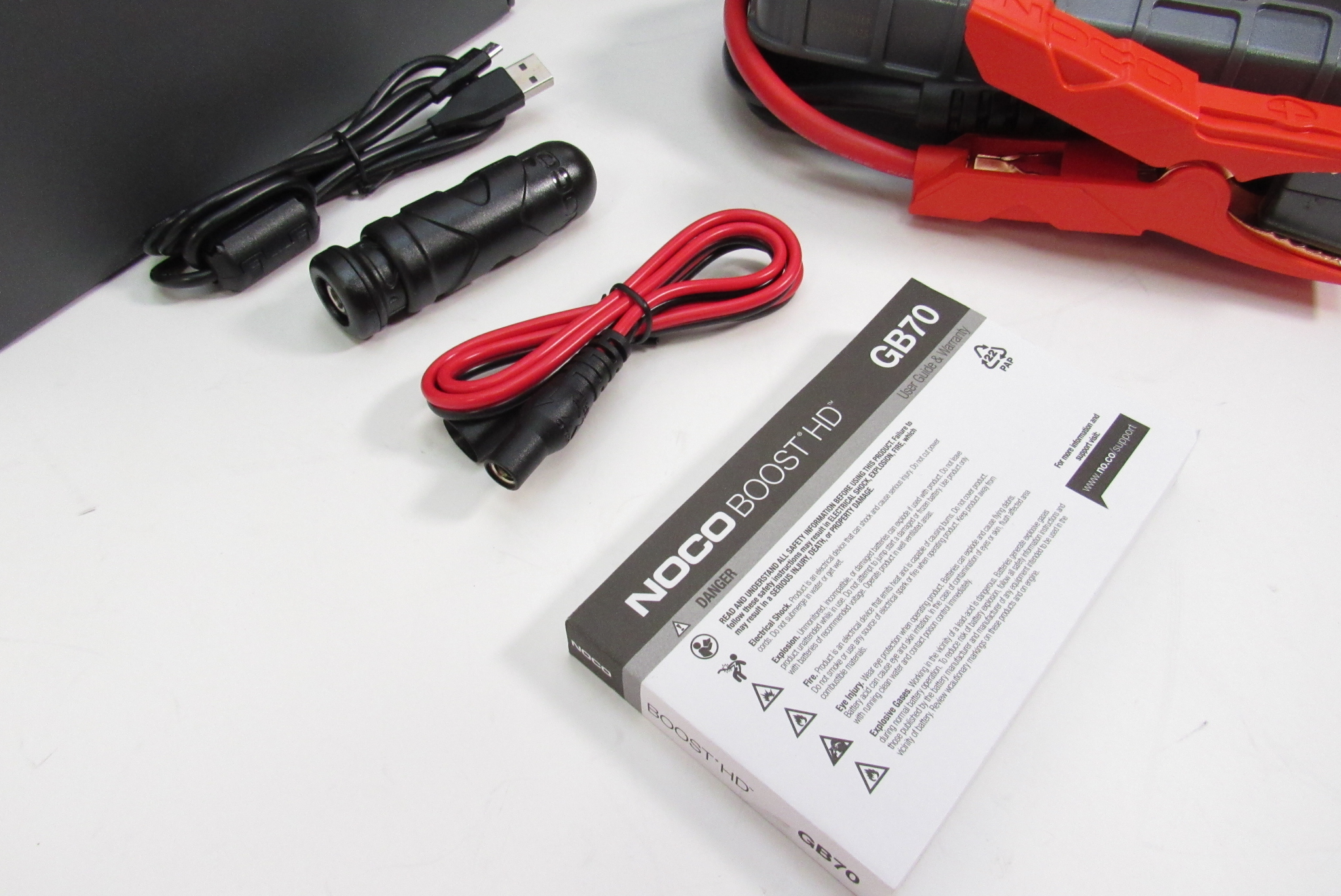 NOCO BOOST HD GB70 12V 2000A Lithium Portable Jump Starter