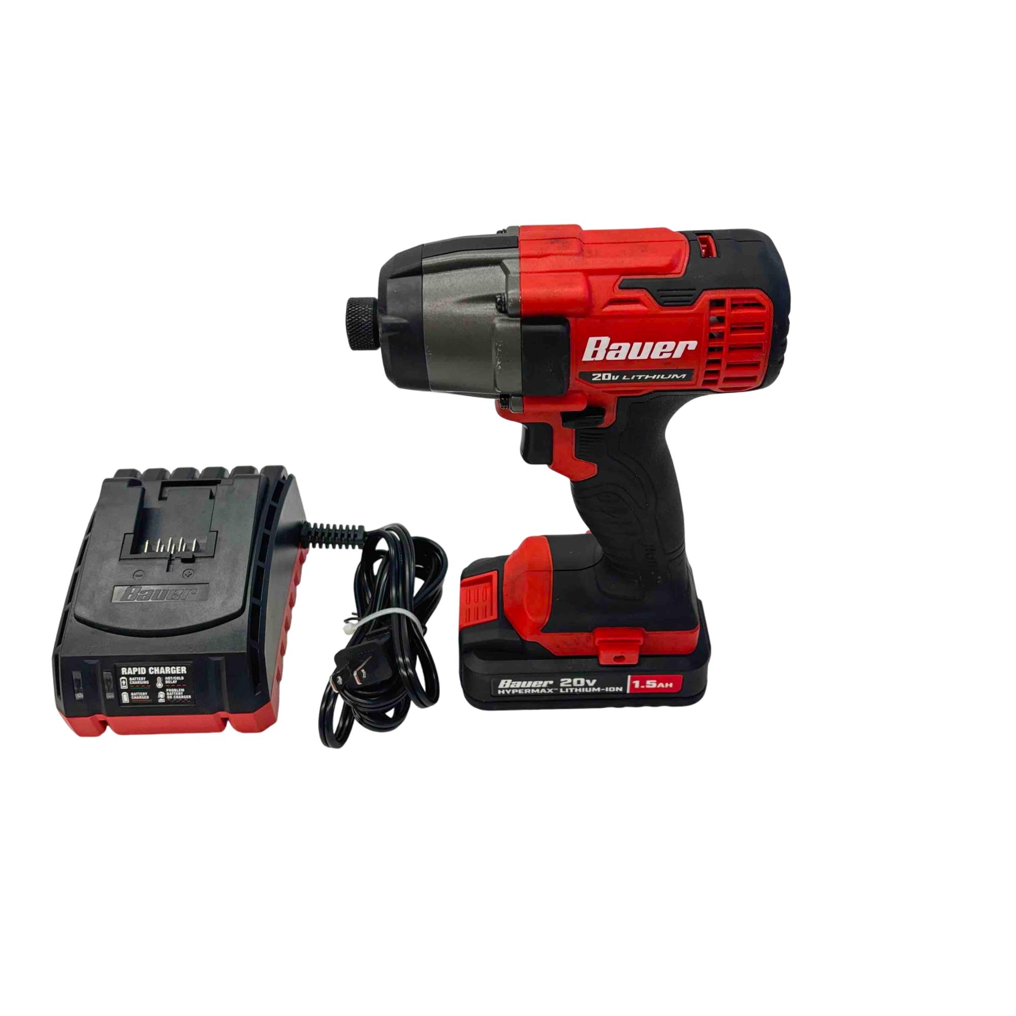 Bauer 1781C B1 20V Hypermax 1 4 Lithium Ion Impact Driver