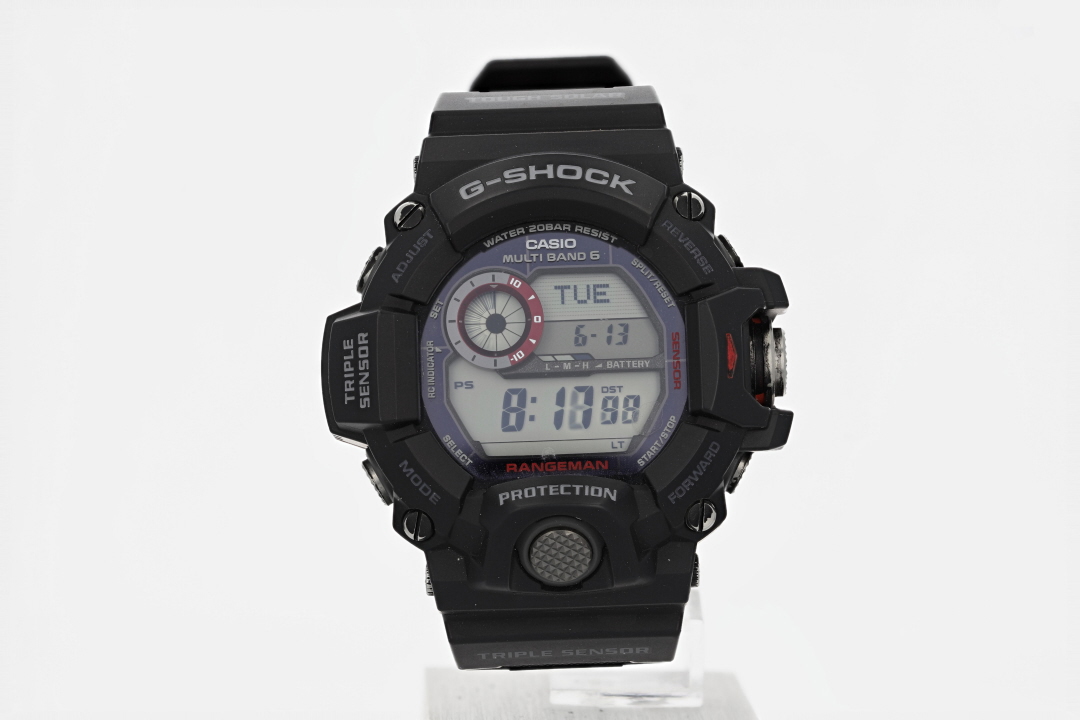 Casio Master of G-Land Rangeman Black Dial Triple Sensor Resin Band Men ...