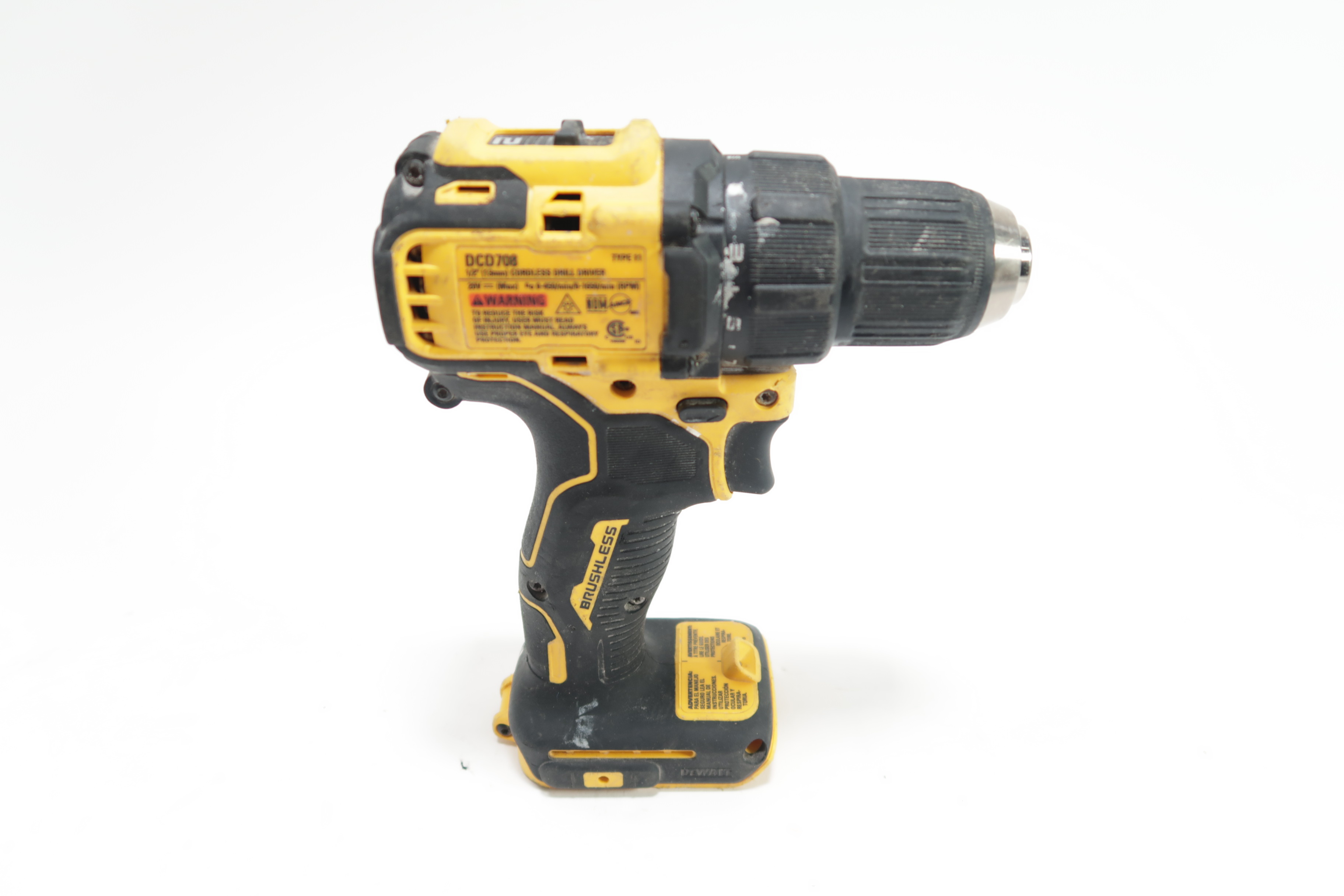 DeWalt DCD708 20V MAX Lithium Cordless Brushless Compact 1/2" Drill ...