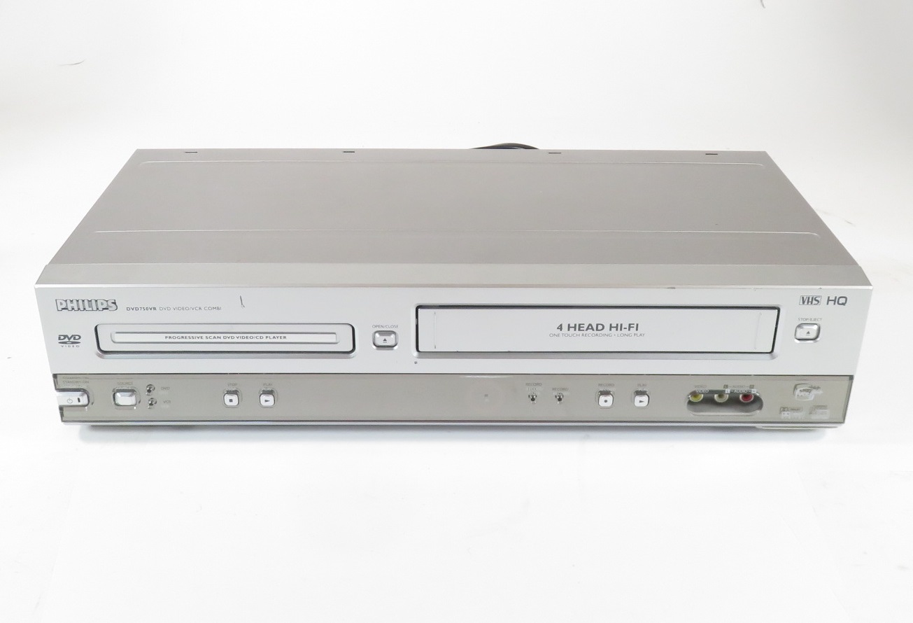 Philips DVD750VR/17 Progressive-Scan Video Cassette Recorder/DVD Player