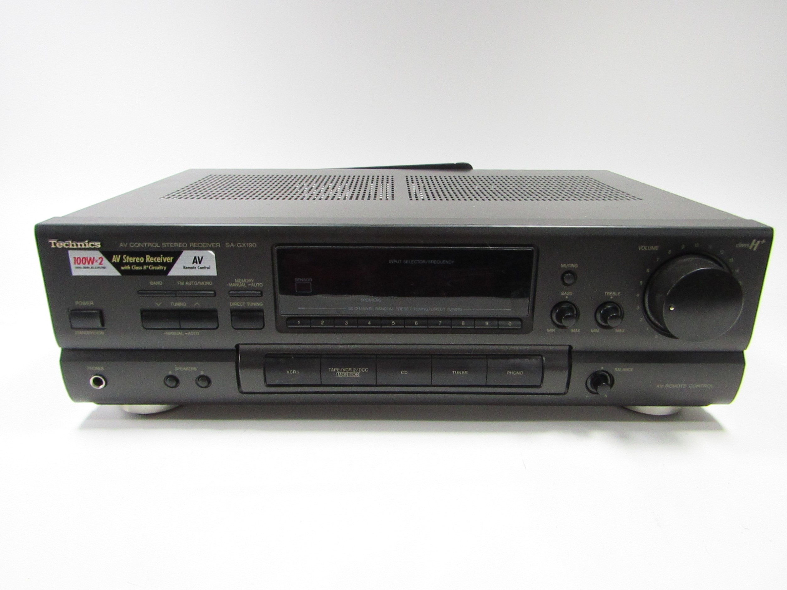 Technics SA-GX190 2 Channel 100 Watt AV Control Stereo Receiver