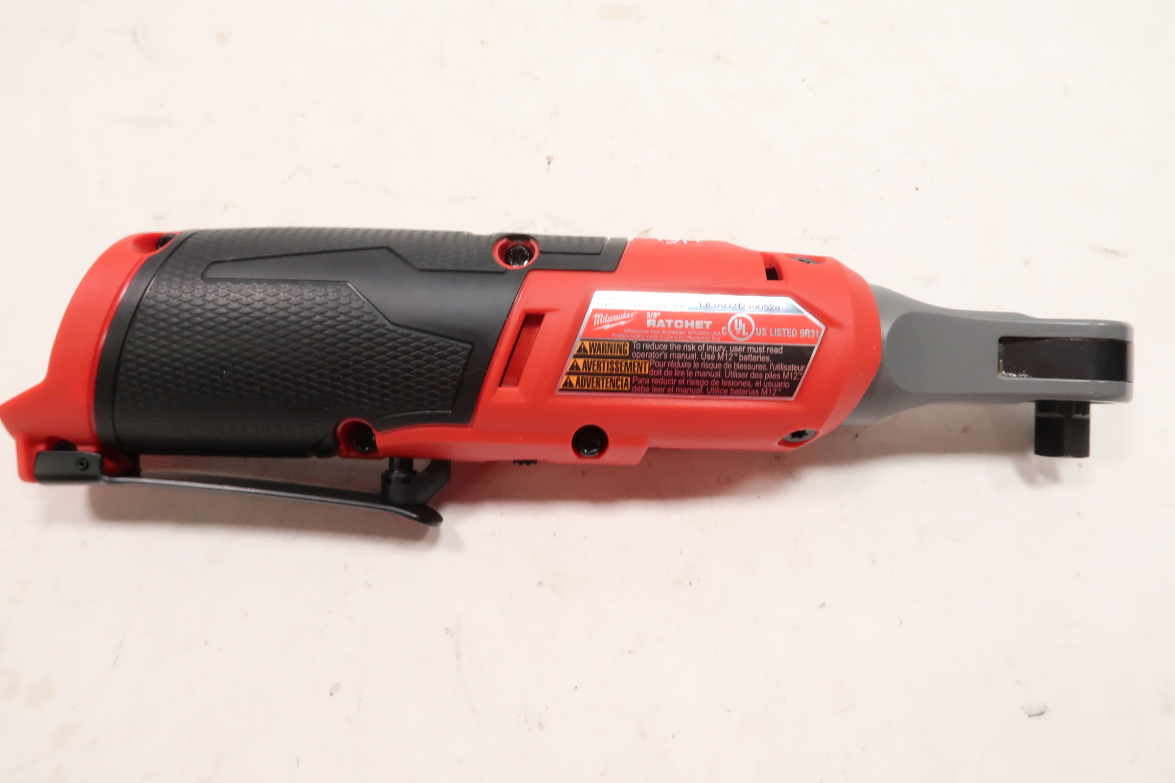 Milwaukee 2567-20 M12 FUEL 12V Li-Ion Brushless Cordless High Speed 3/8 ...