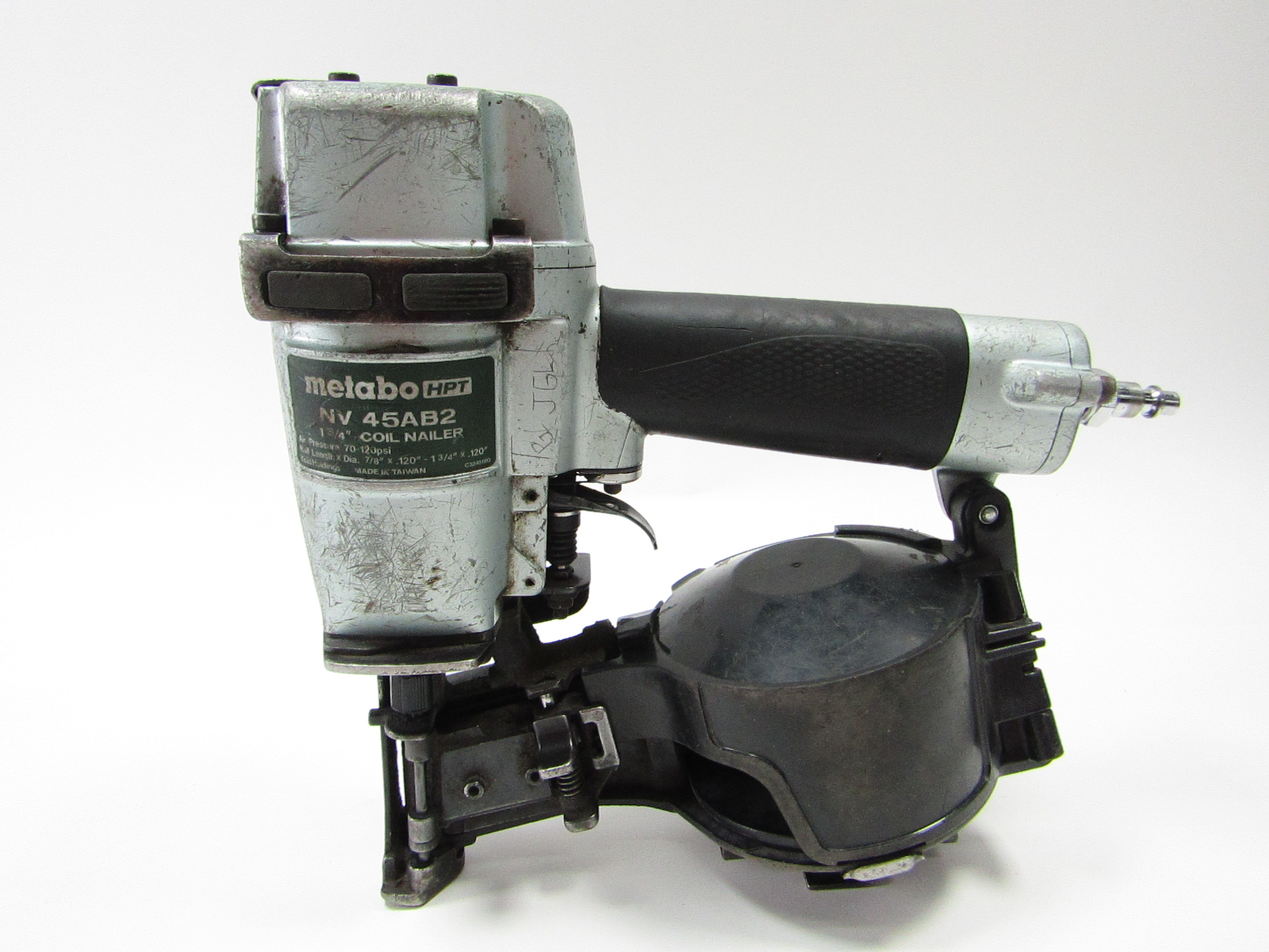 Metabo HPT NV45AB2 1-3/4" Coil Pneumatic Lightweight Roofing Nailer 1322