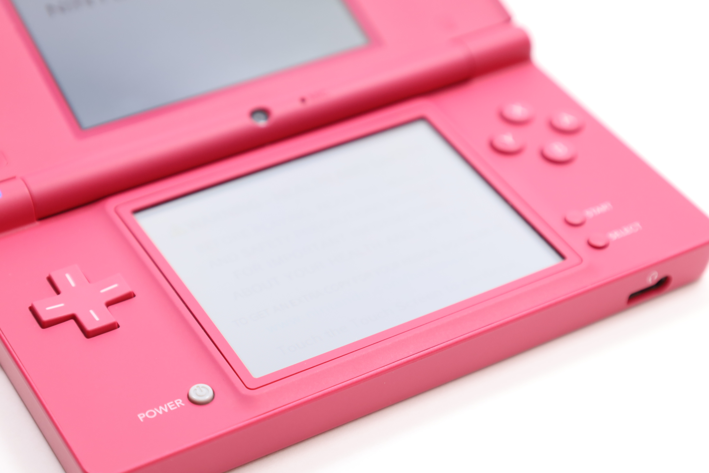 Nintendo DSi TWL-001 Dual-Screen Handheld Video Game System - Pink