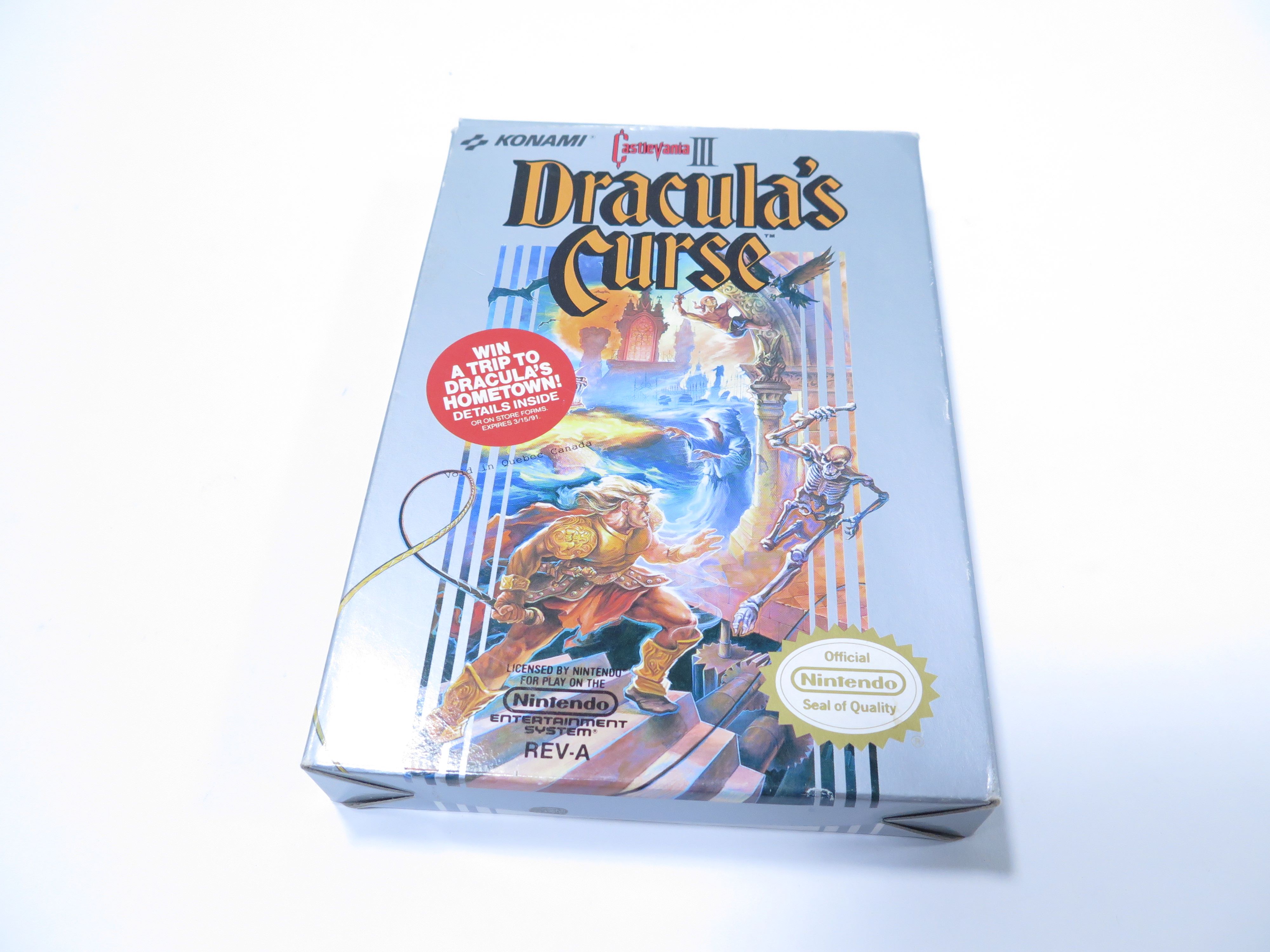 Nintendo NES Castlevania III: Dracula's Curse Video Game Cartridge 0063