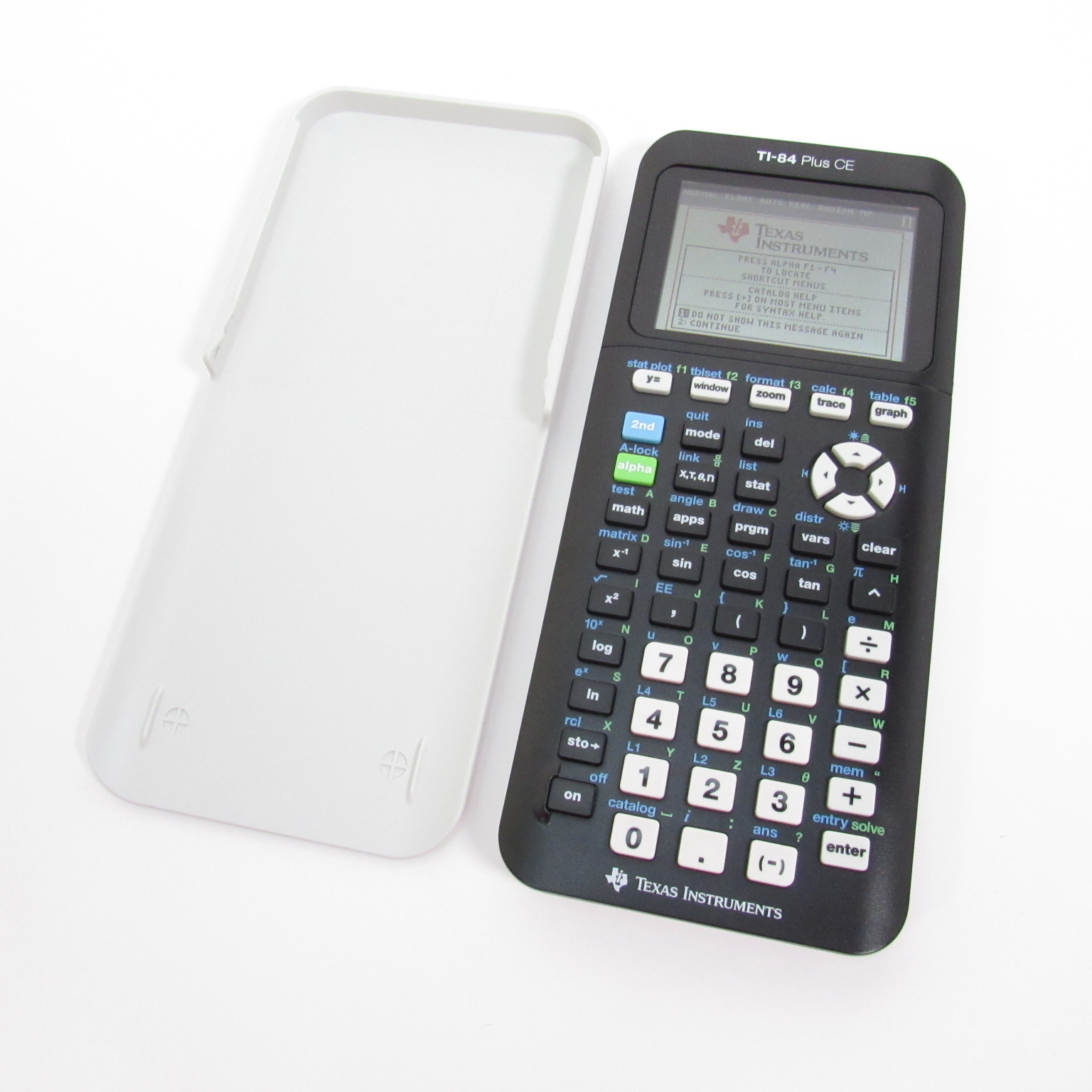 Texas Instruments TI-84 Plus CE Color Graphing calculator - Black/White