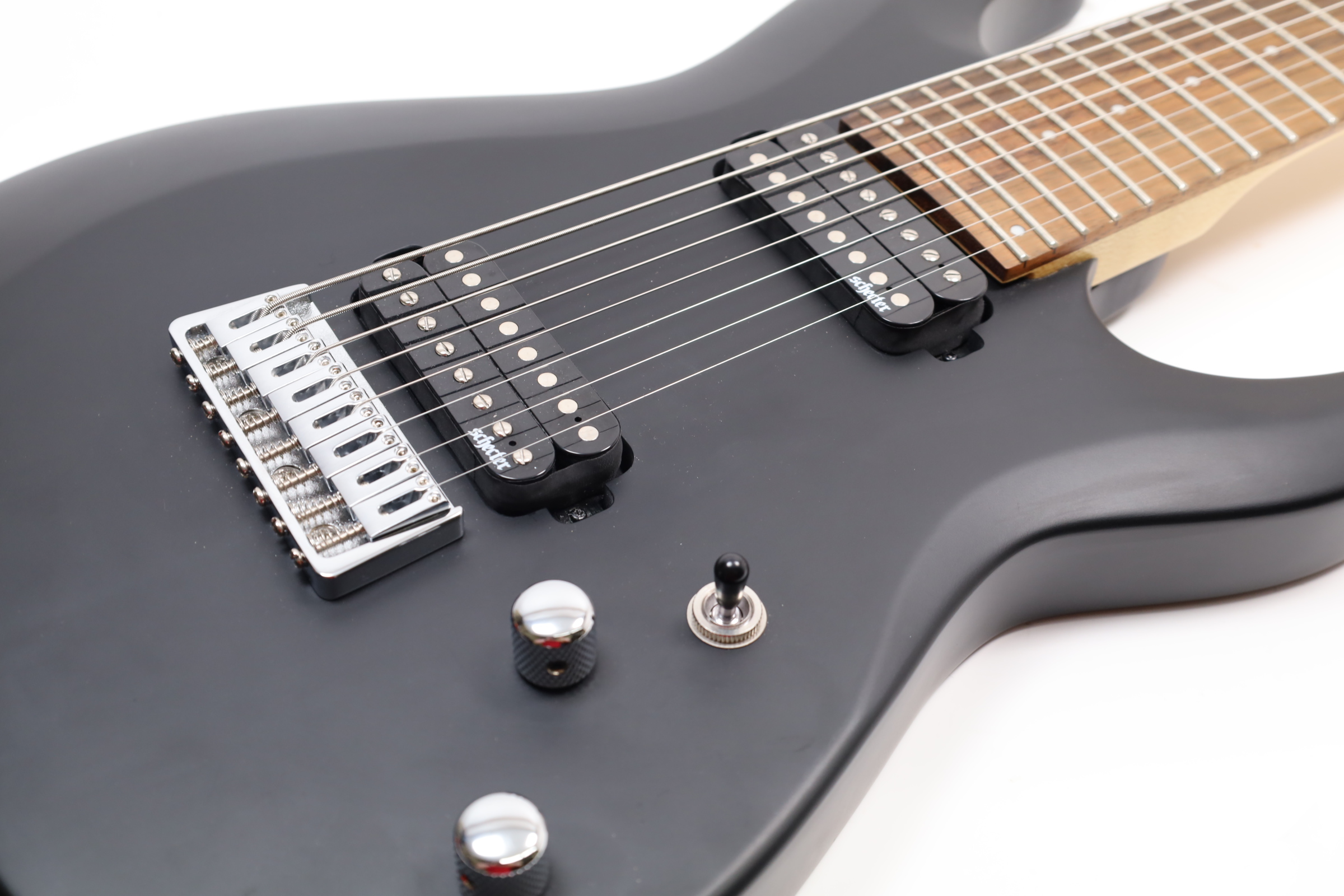 Schecter C-8 Deluxe 8-String Right-Handed Electric Guitar - Satin Black