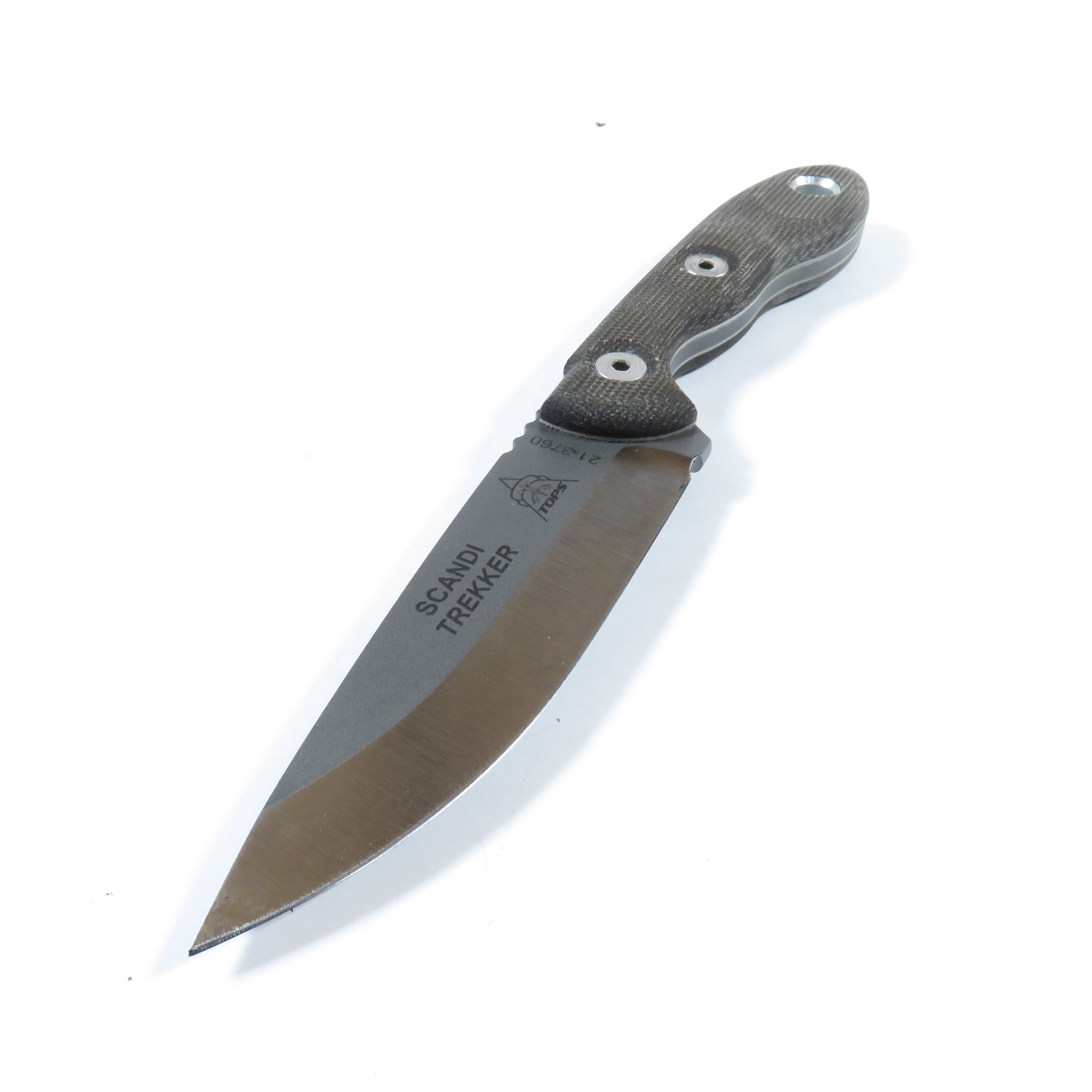 TOPS Knives Scandi Trekker 3.63" Steel Fixed Blade Hunting Knife