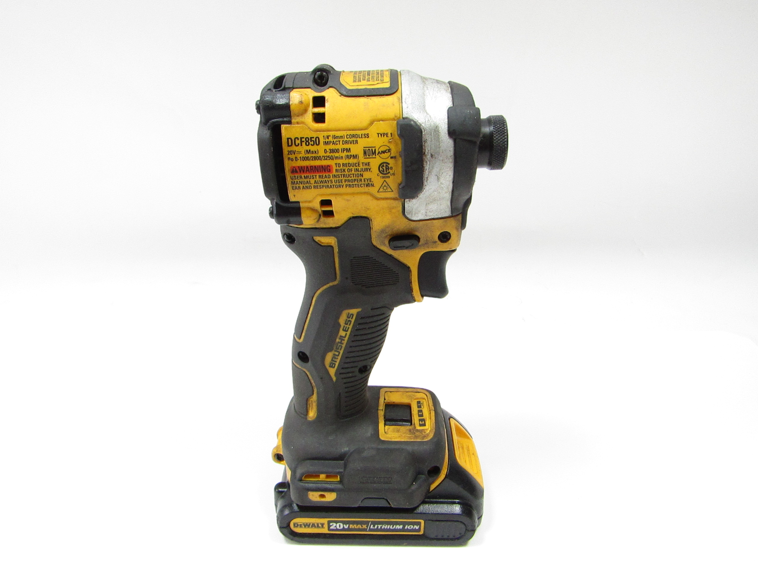 DeWALT DCF850 ATOMIC Compact Series 20V MAX 1/4 in. Impact Driver 5646