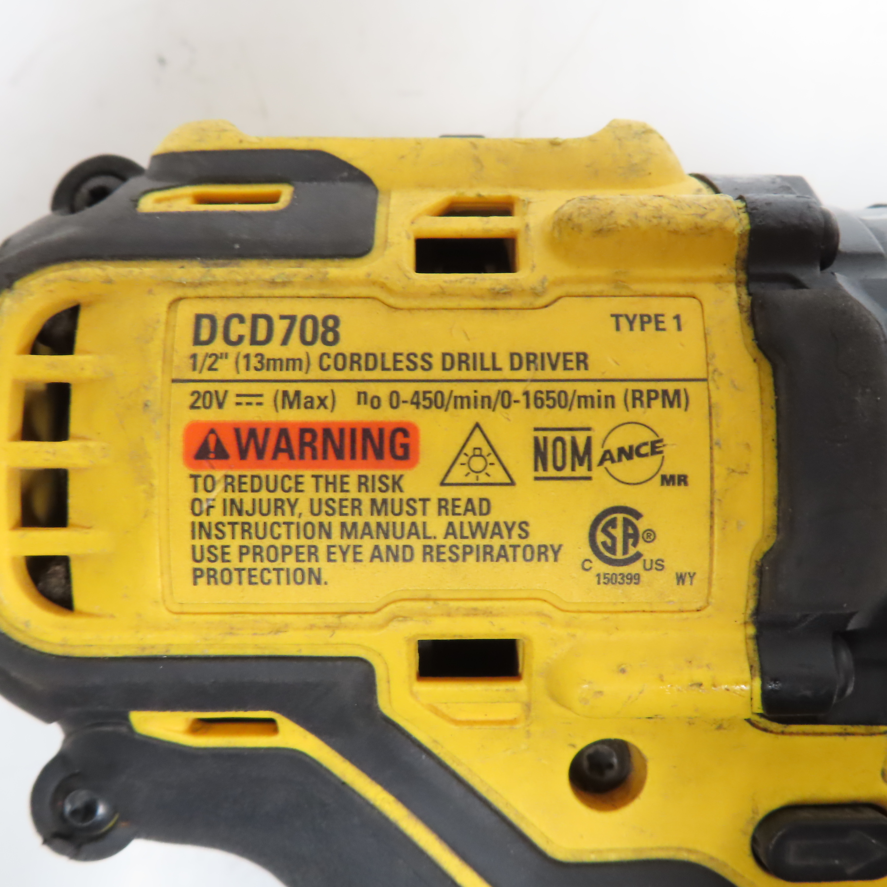 DeWalt DCD708 ATOMIC 20V 1/2" Cordless Drill/Drill Driver Kit