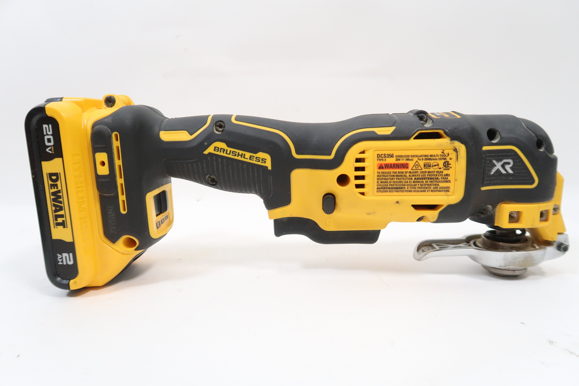 DeWalt DCS356 20V MAX XR Cordless Brushless 3-Speed Oscillating Multi Tool